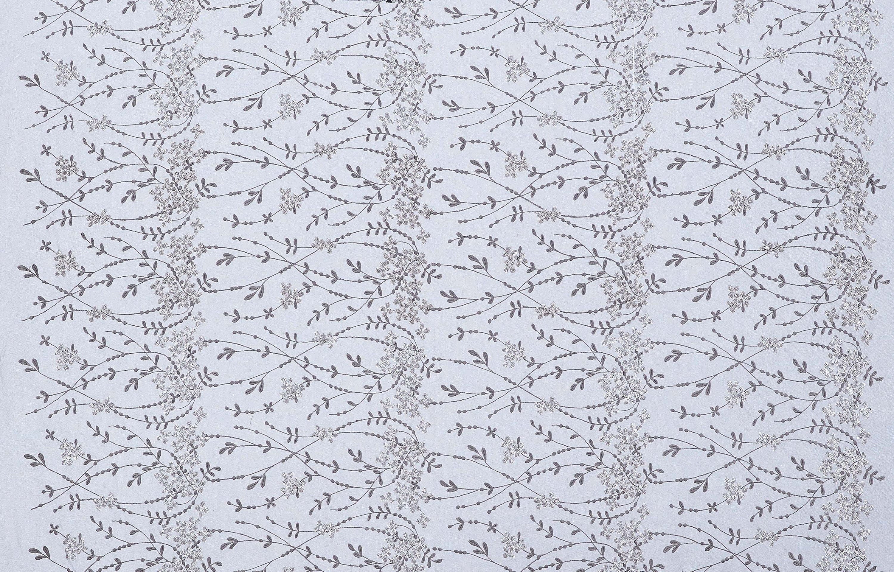 Zelouf Vine Glitter Sequins Biadere , Sewing, DIY, Crafts Fabric by the ...