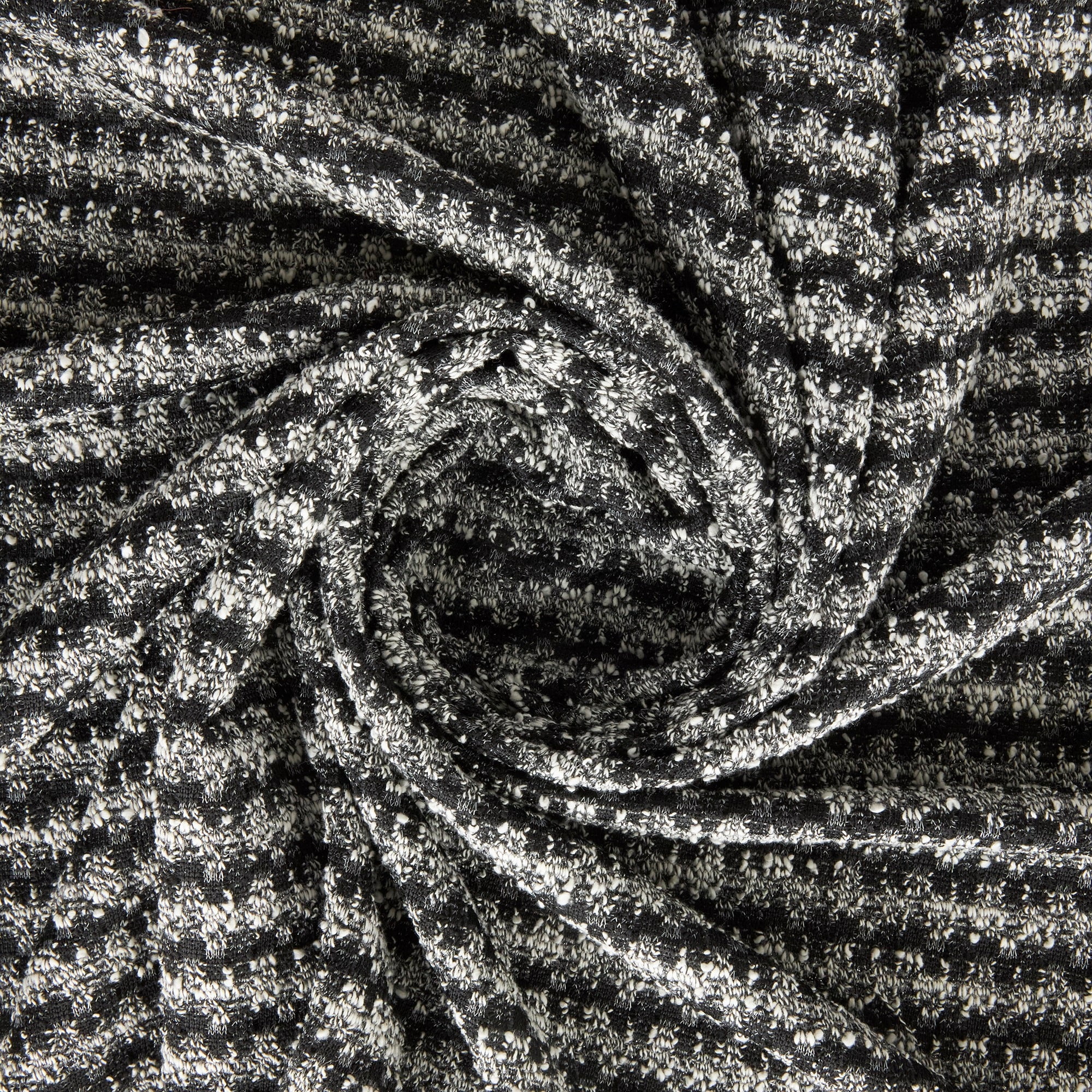 Zelouf Zena Boucle Knit , Sewing, DIY, Crafts Fabric by the Yard, Black ...