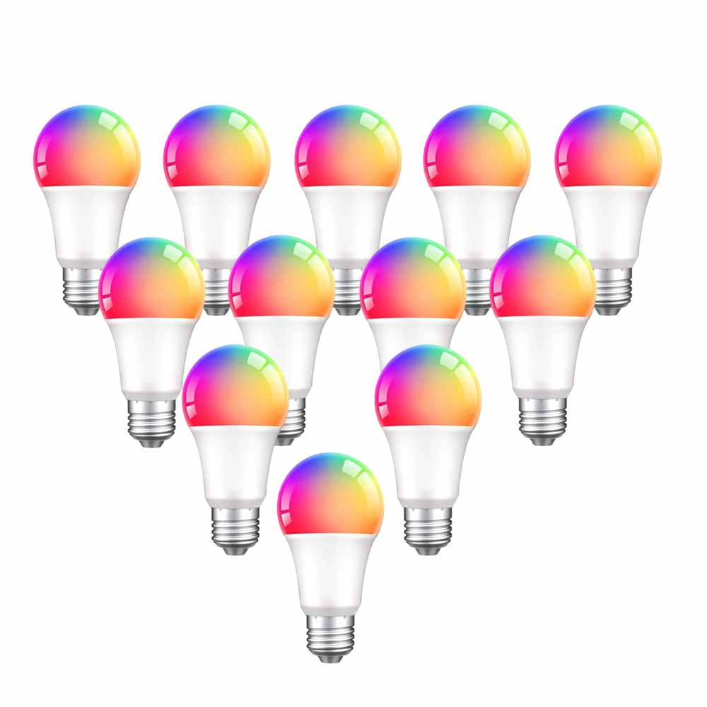 Zemismart Smart Light Bulb, Zigbee RGBCW Dimmable LED Bulb, Work with ...