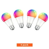 Zemismart Smart Light Bulb, Zigbee E27 RGBCW LED, Dimmable 9W, App Control, Voice Control, 4 ...