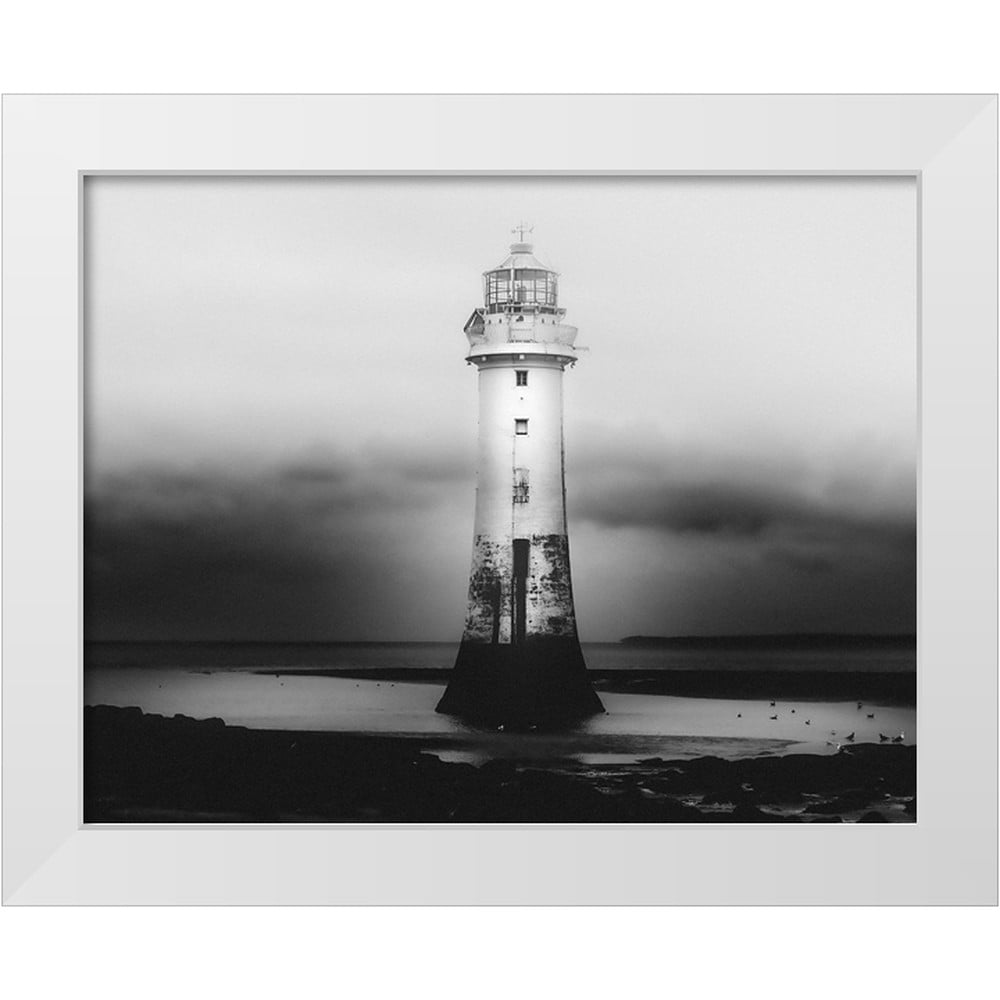 Zemojtel, Monika 32x26 White Modern Wood Framed Museum Art Print Titled ...