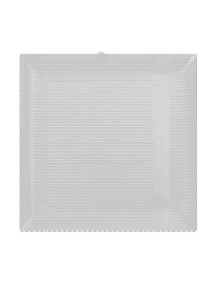 Zen 9" Clear Square Plastic Luncheon Plates 10ct. - Walmart.com
