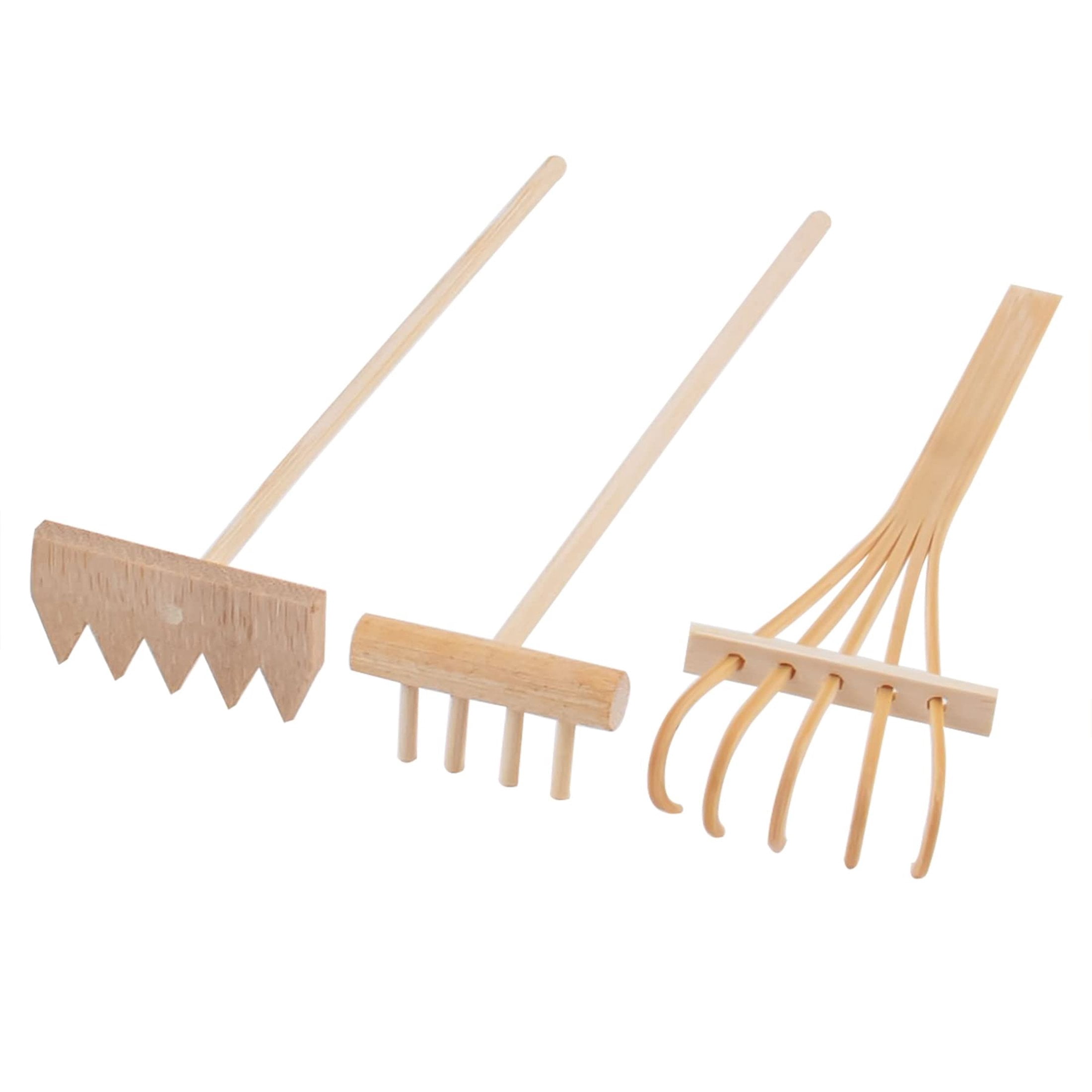 Zen Bamboo Mini Rake Set for Office Decor - Walmart.com
