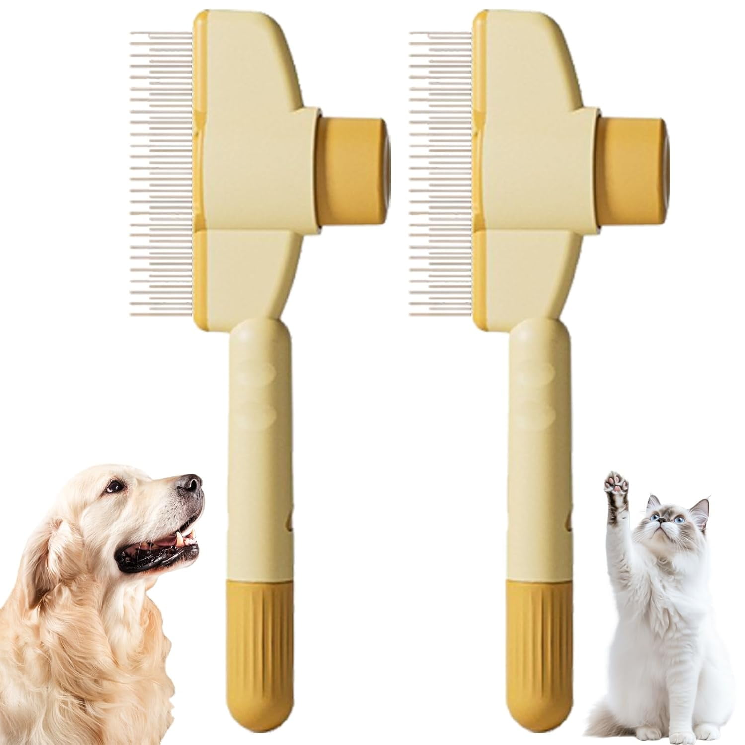 Zen Brush For Cats, Zenbrush Cat Comb, Cat Combs For Indoor Cats & Dogs ...