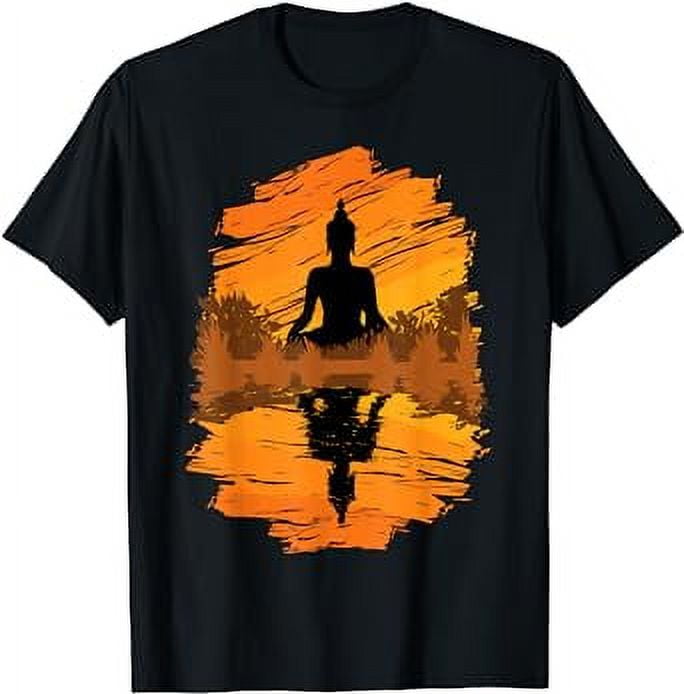 Zen Buddha Spiritual Asian Style Meditation Peace T-Shirt - Walmart.com