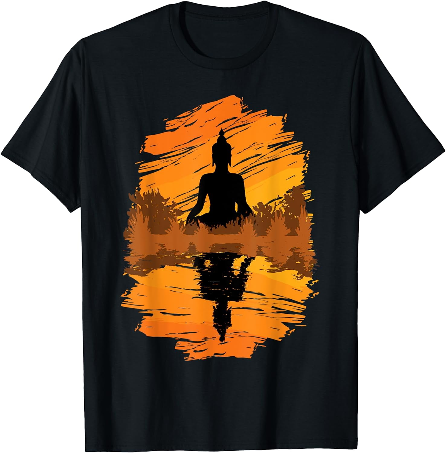 Zen Buddha Spiritual Asian Style Meditation Peace T-Shirt - Walmart.com