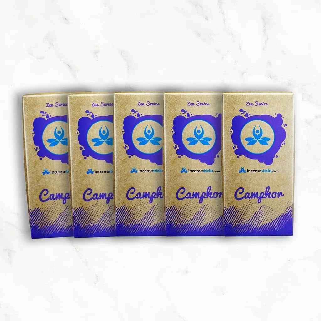 Zen Camphor Incense Cones, 10 Cones per Pack, 5 Packs - Walmart.com
