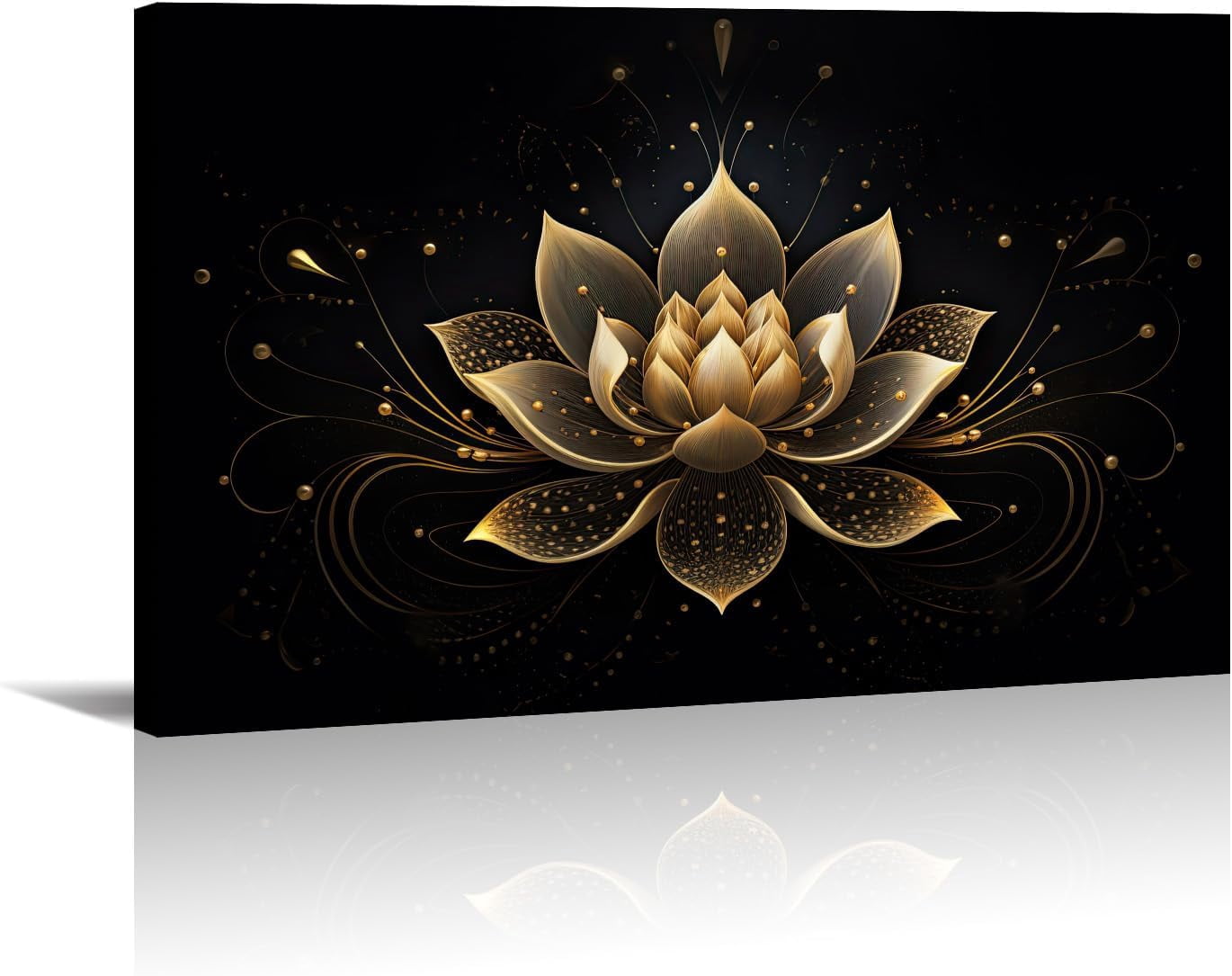 Zen Canvas Wall Art Spa Stones Picture Wall Decor Framed Meditation ...