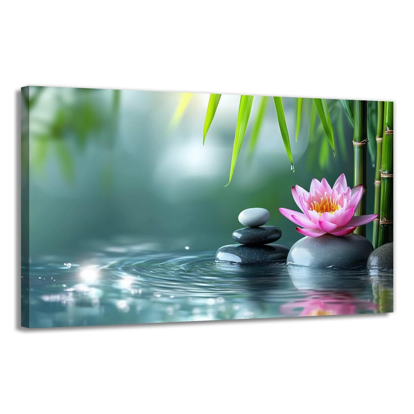 Zen Canvas Wall Art poster Zen Decor poster Calming Still Life Painting ...