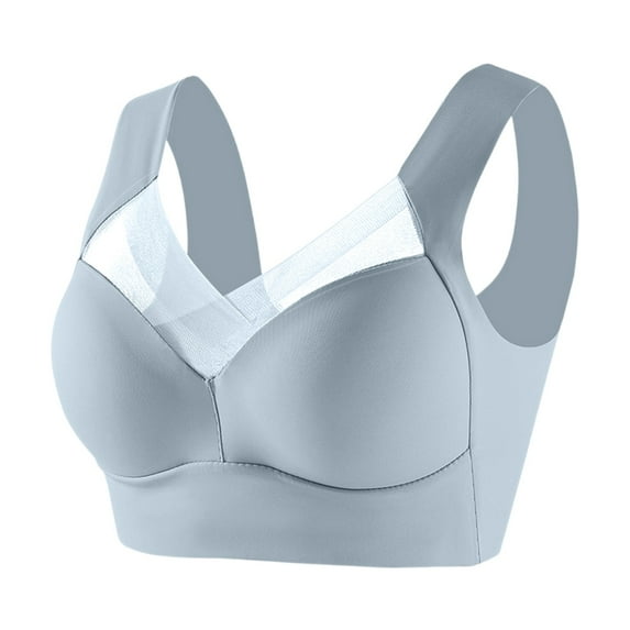 Zen Chic Bras for Older Women Seamless Wireless Posture Correcting Push ...