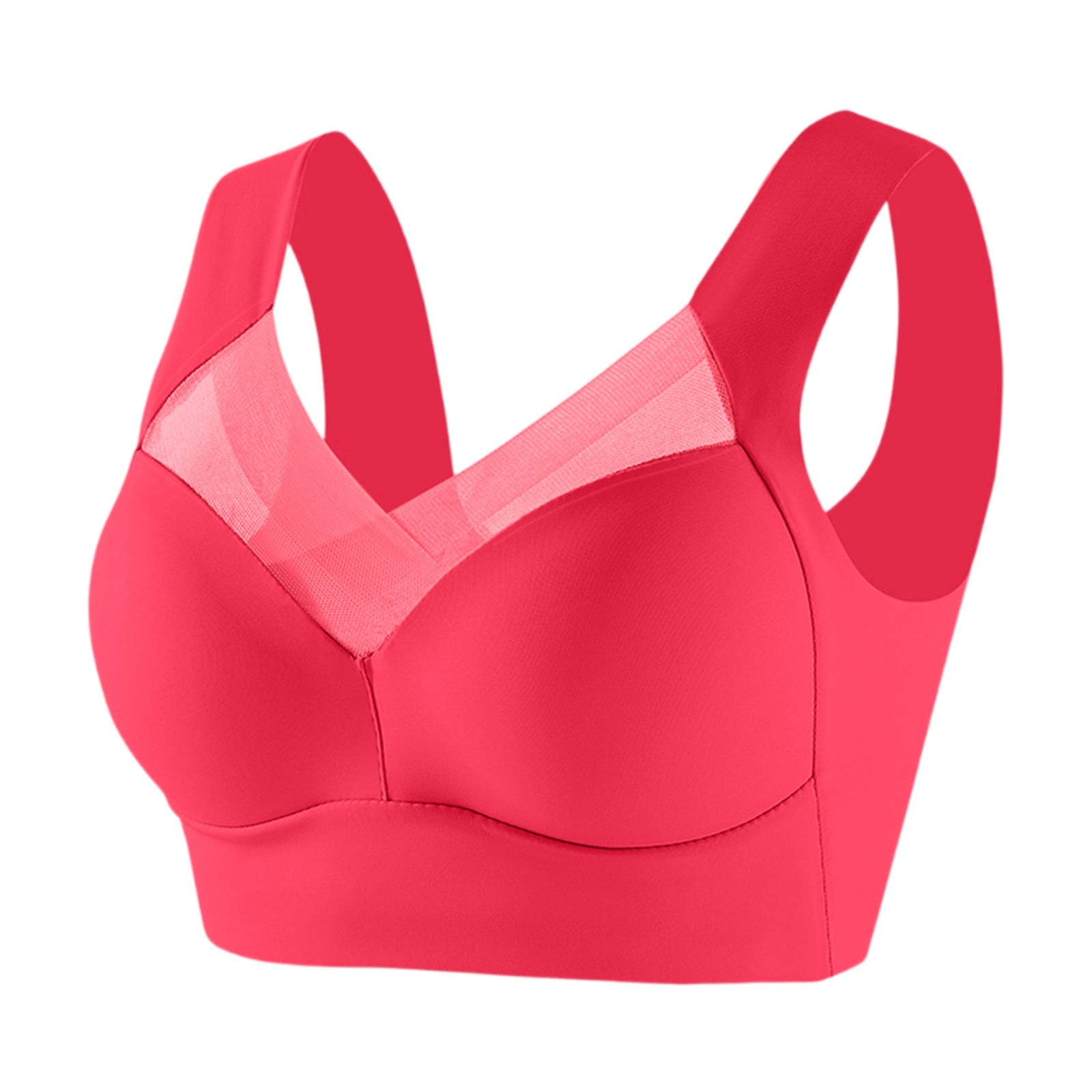Zen Chic Bras for Older Women Seamless Wireless Posture Correcting Push ...