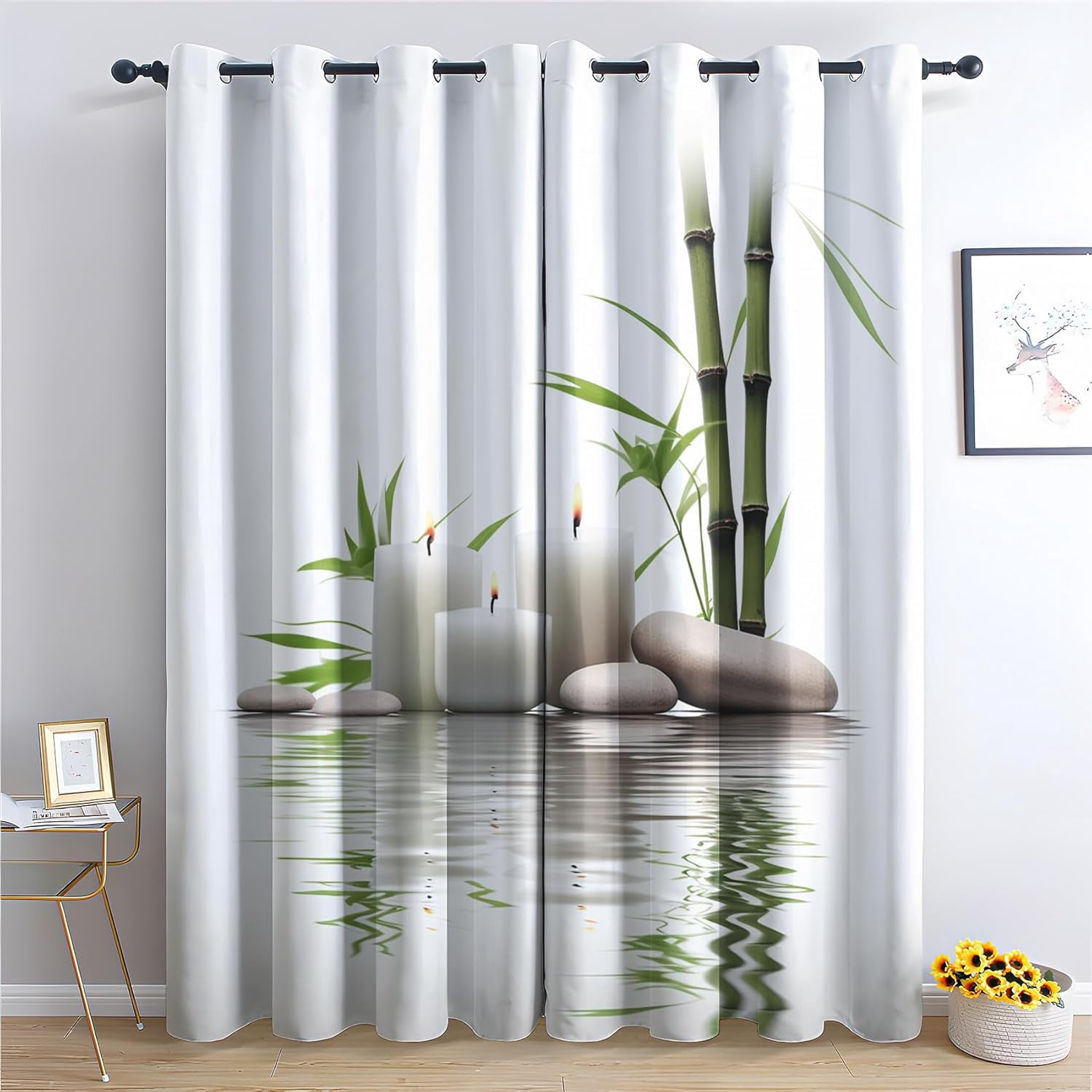 Zen Curtains For Bedroom Living Room, Zen Spa Blackout Curtains & Home ...