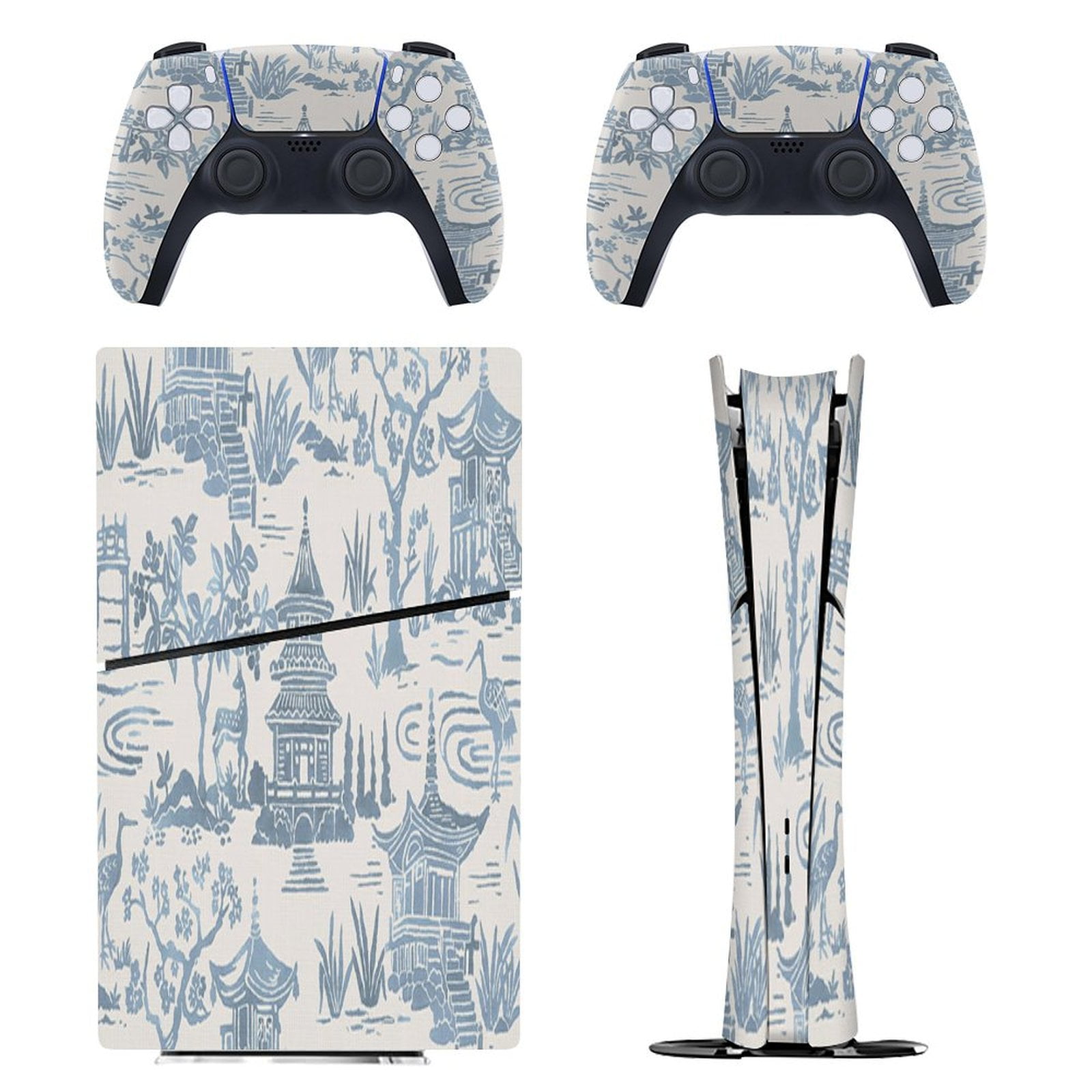 Zen Garden Blue PS5/PS5 Pro/PS5 Slim Digital Disc Skin Sticker For ...