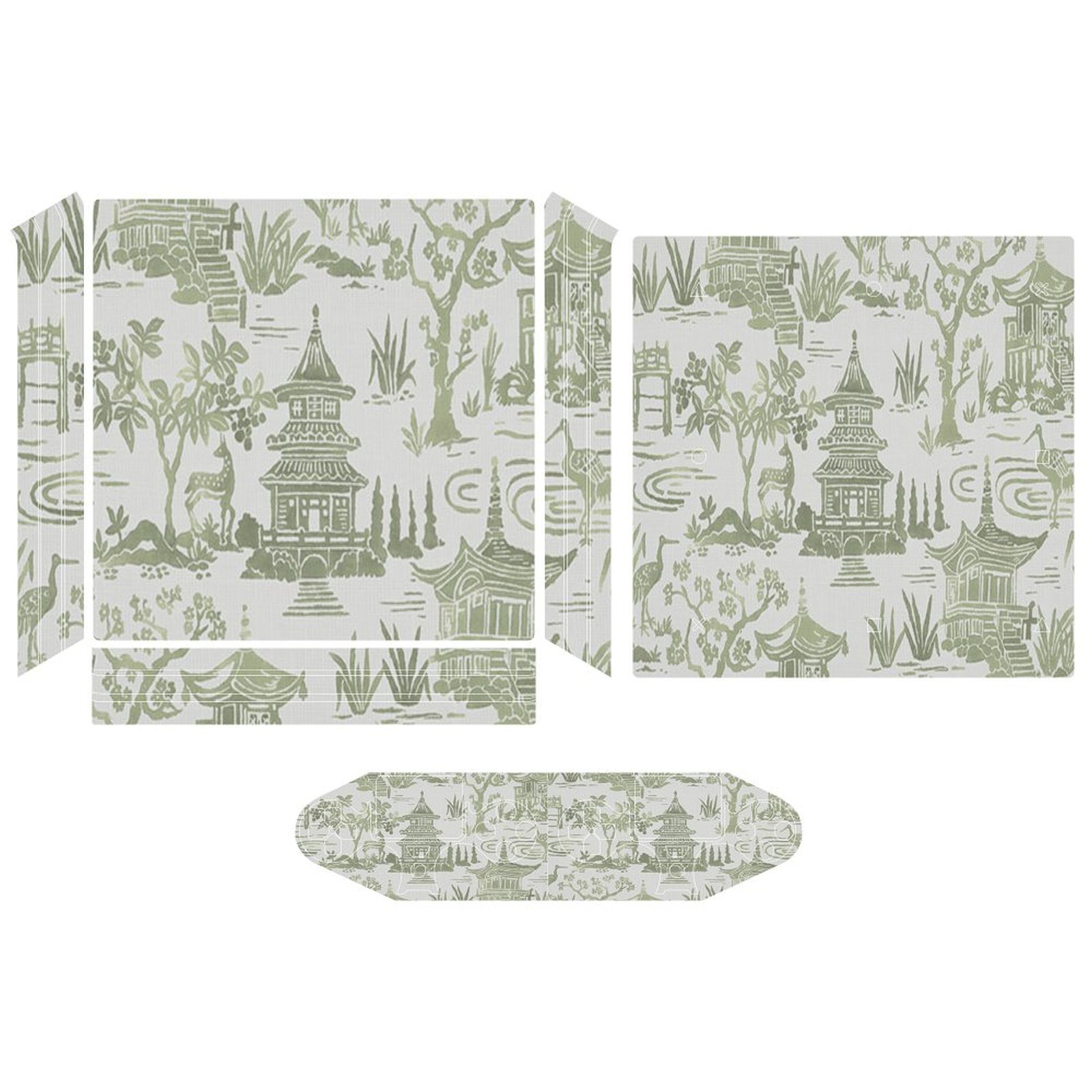 Zen Garden Green PS4/PS4 Pro/PS4 Slim Skin Sticker For Console And ...