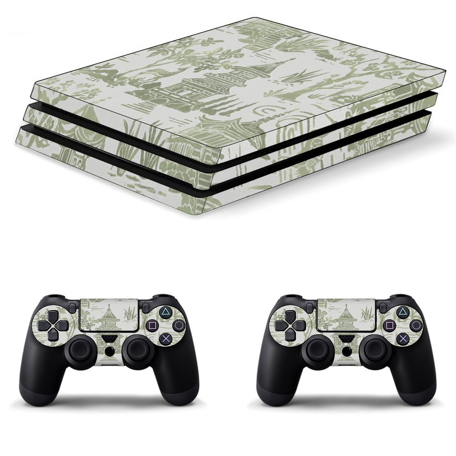Zen Garden Green PS4/PS4 Pro/PS4 Slim Skin Sticker For Console And ...