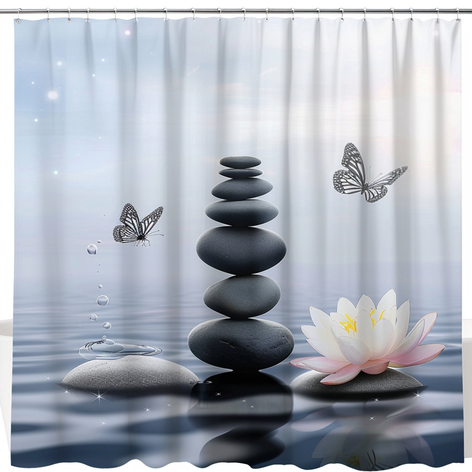 Zen Garden Shower Curtain: Transform Your Bathroom Oasis