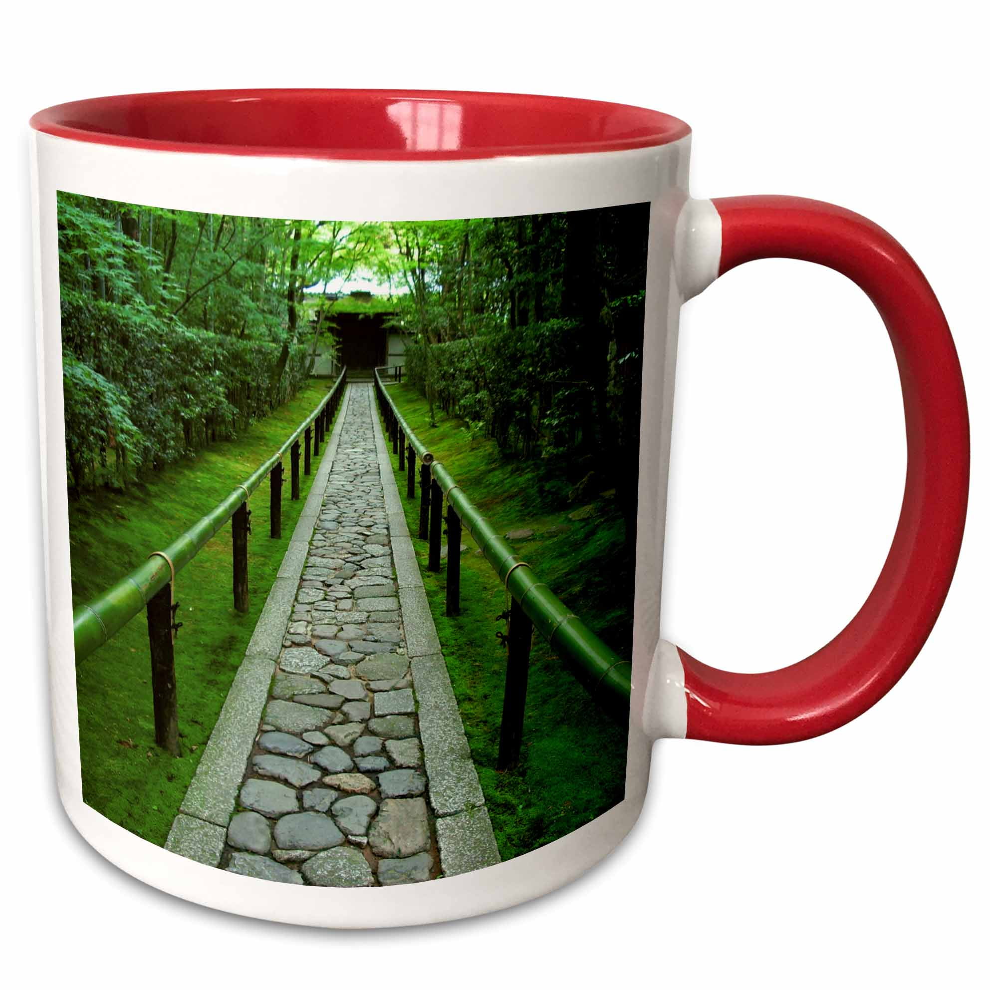 3drose, Zen Garden Path, Kyoto, Japan-as15 Ste0081 - Shin Terada, 15oz ...