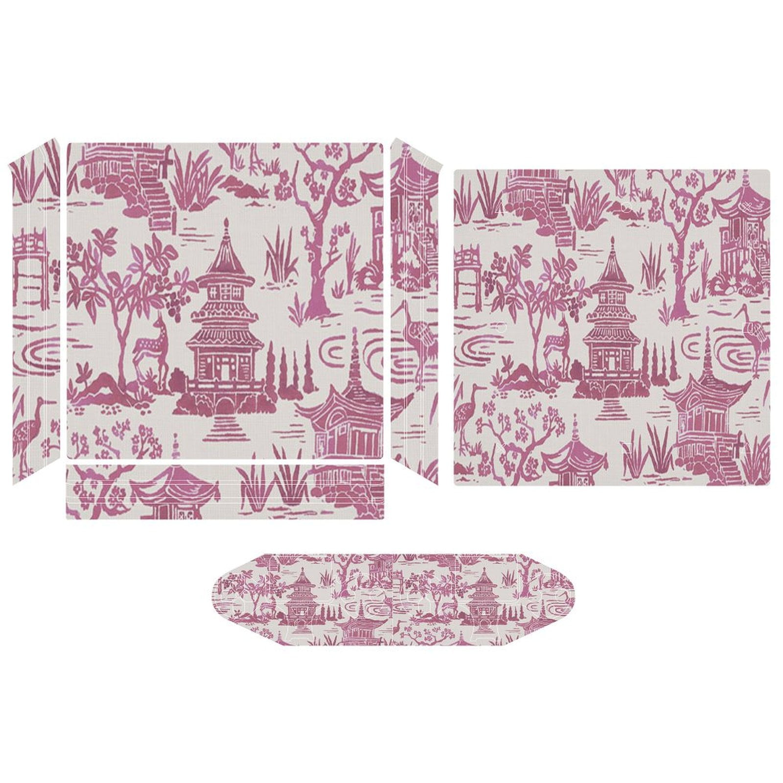 Zen Garden Pink PS4/PS4 Pro/PS4 Slim Skin Sticker For Console And ...