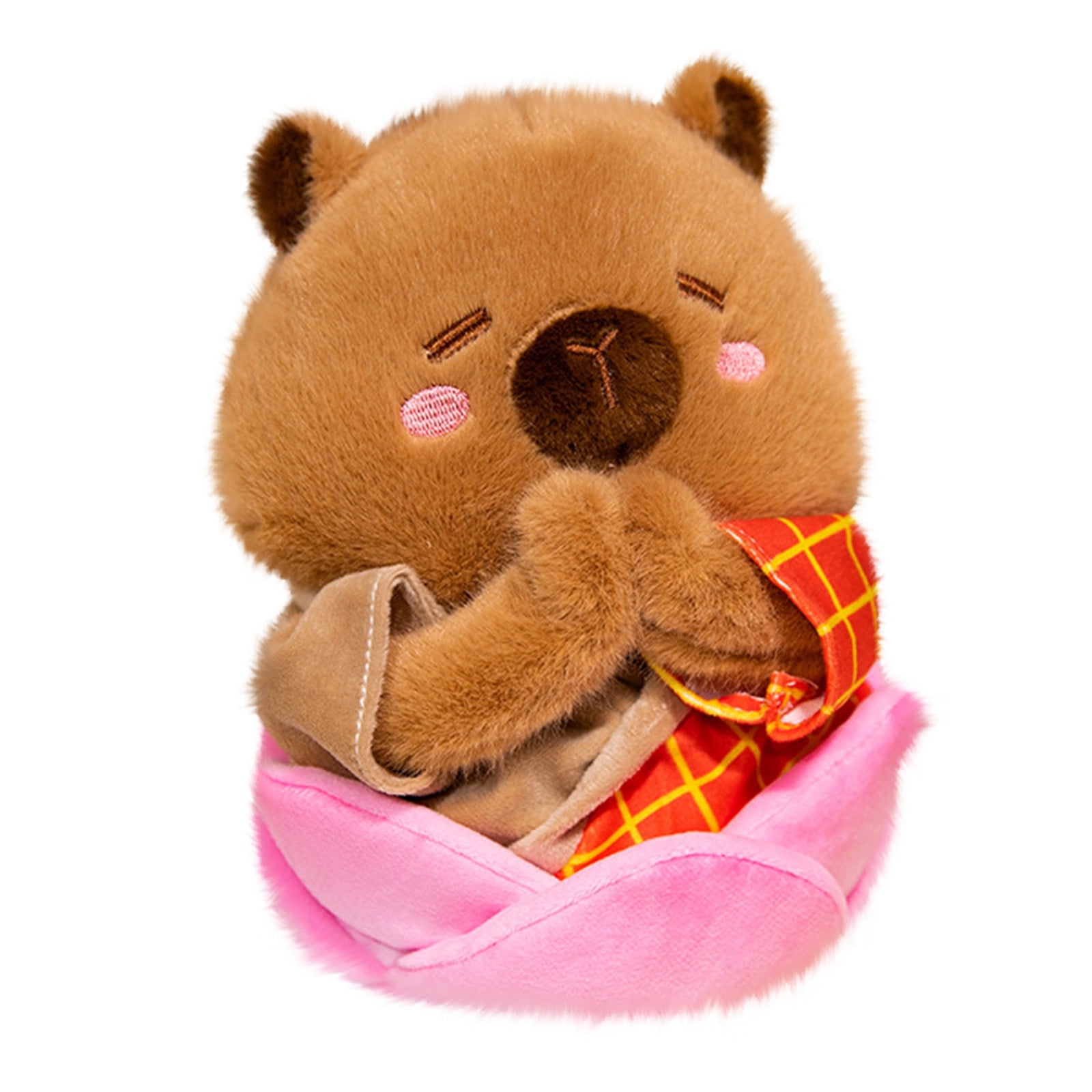 Zen - Inspired Buddha Capybara Stuffed Toy - Soft, Cuddly, and Stress ...