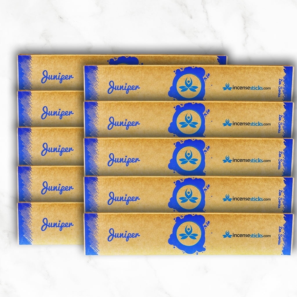 Zen Juniper Incense Sticks, 8", 12 Sticks per Pack, 10 Packs - Walmart.com