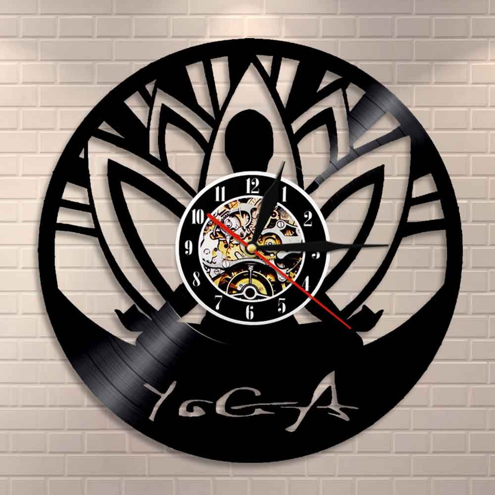 Zen Meditation Buddha Vinyl Wall Clock,Vinyl Record Clock Wall Art ...