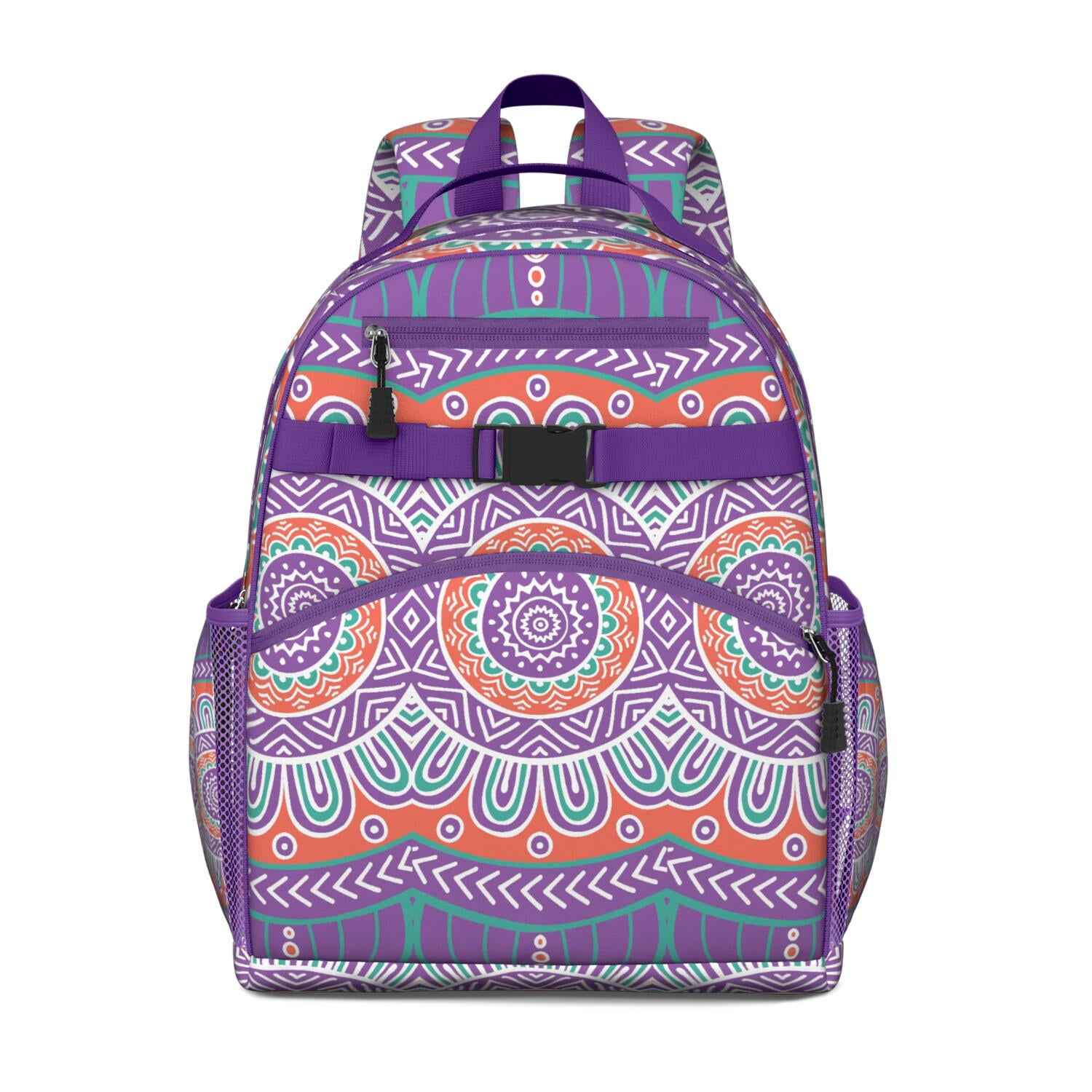 Zen Meditation Mandala Backpack - Breathable Padded Travel Backpack for ...