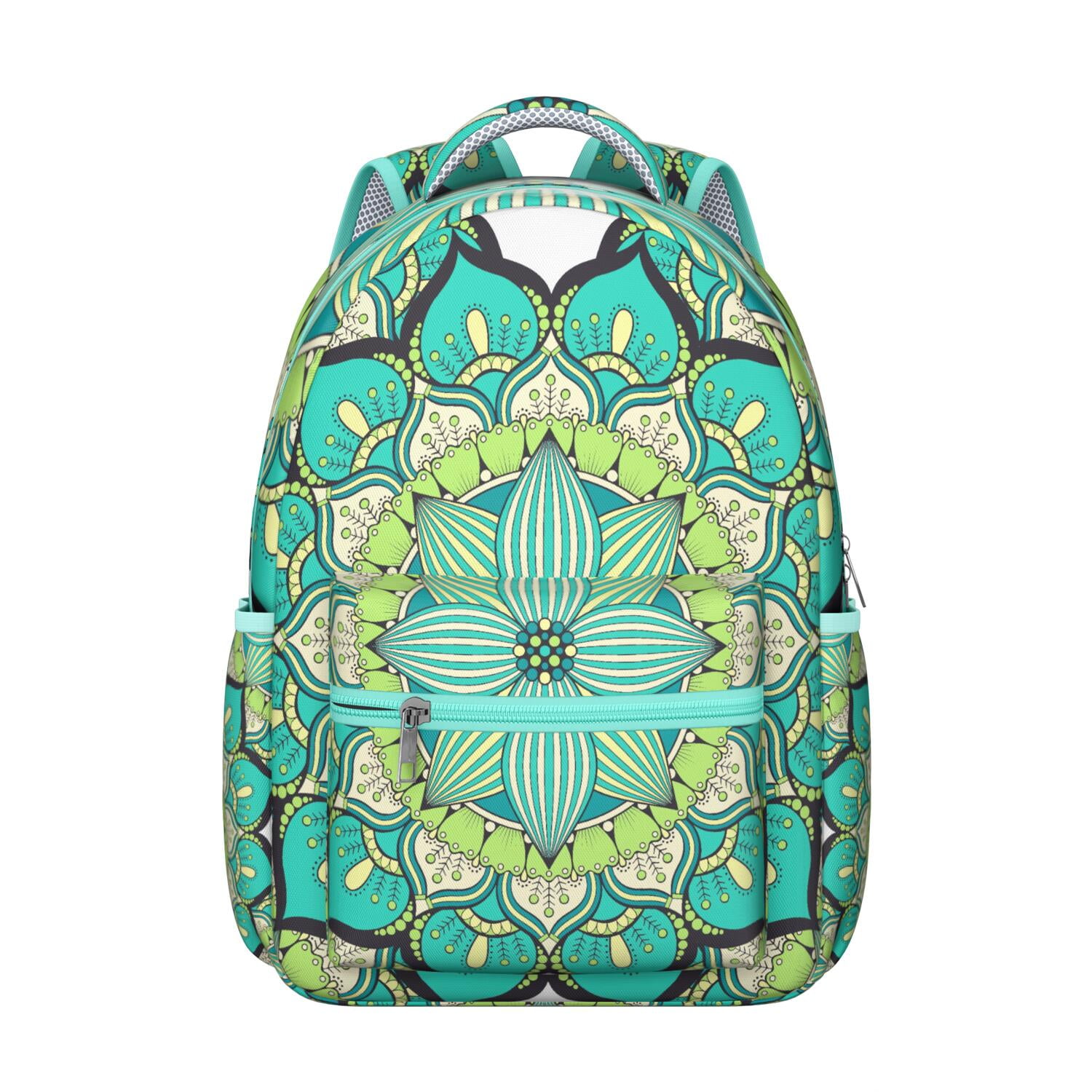 Zen Meditation Mandala Ergonomic Backpack - Spinal Support Design ...