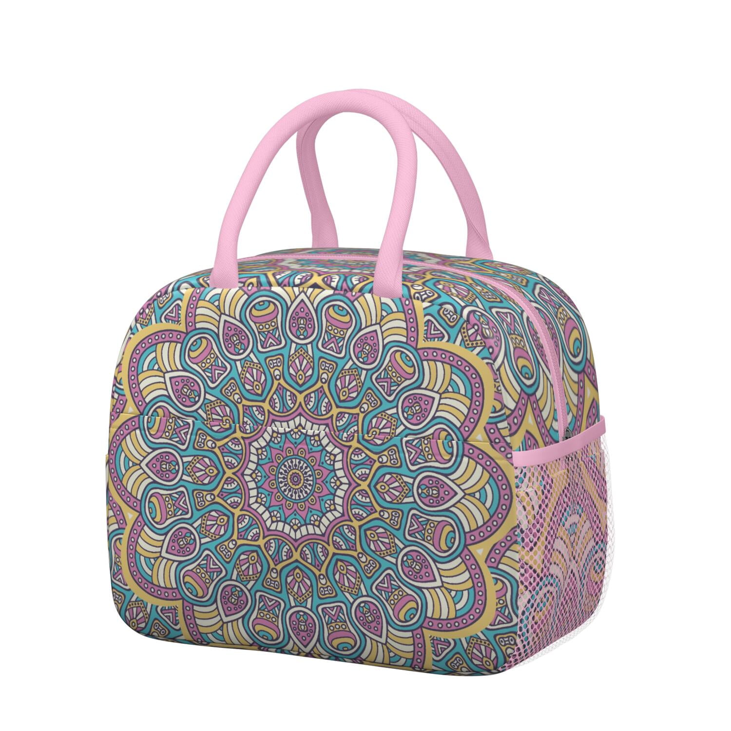Zen Meditation Mandala Insulated Lunch Box - Leakproof, Large Capacity ...