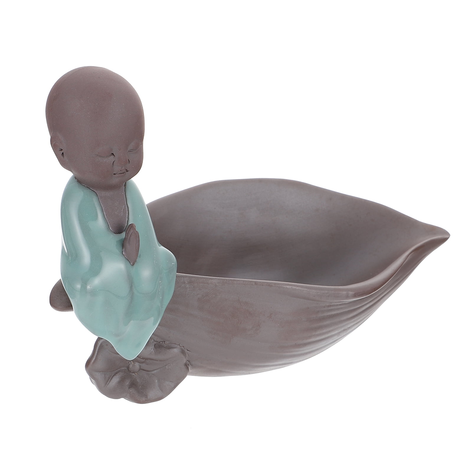 Zen Monk Flower Pot Hydroponic Plant Vase Ceramic Flower Pot Decorative ...