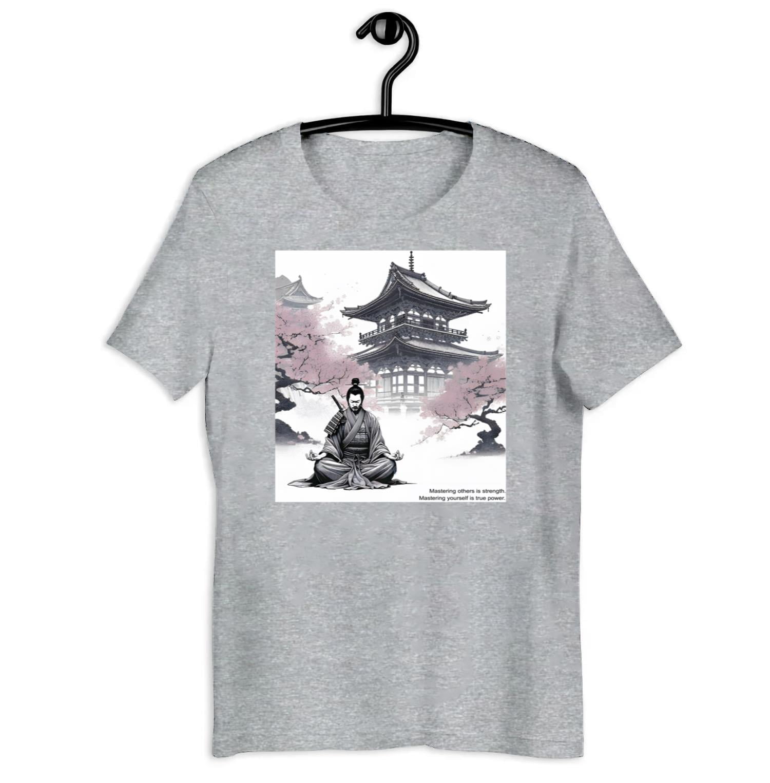 Zen Samurai T-Shirt Meditation Lao Tzu Buddhism Japanese Zazen Tao Te ...