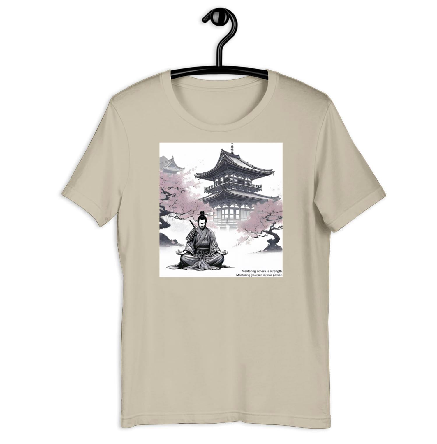 Zen Samurai T-Shirt Meditation Lao Tzu Buddhism Japanese Zazen Tao Te ...