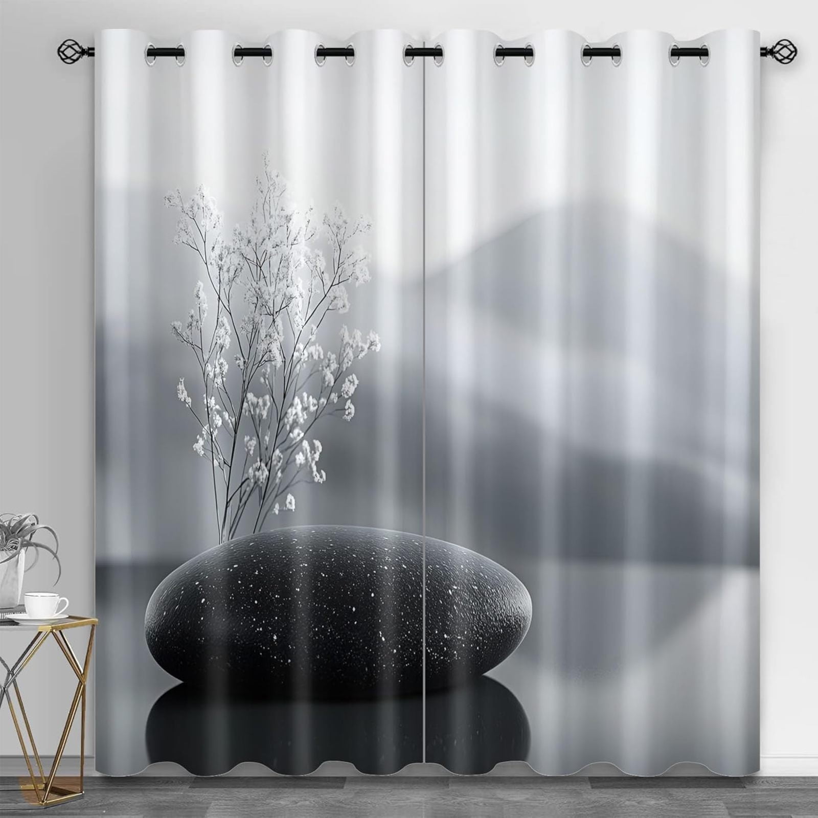 Zen Spring Garden Blackout Curtains For Bedroom Zen Spa Curtains ...