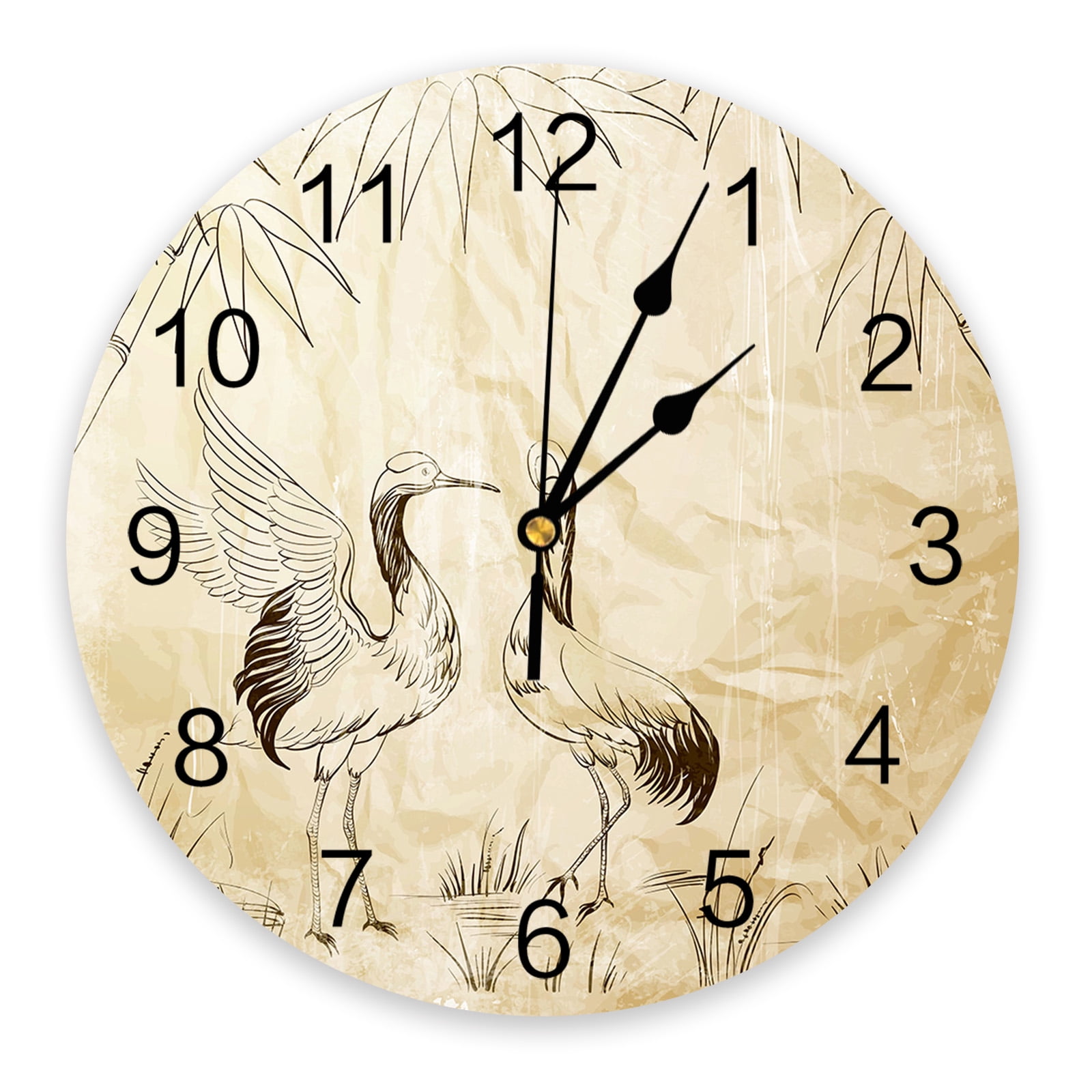 Zen St Green Bamboo Forest Water New Wall Clock Fashion Living Room ...