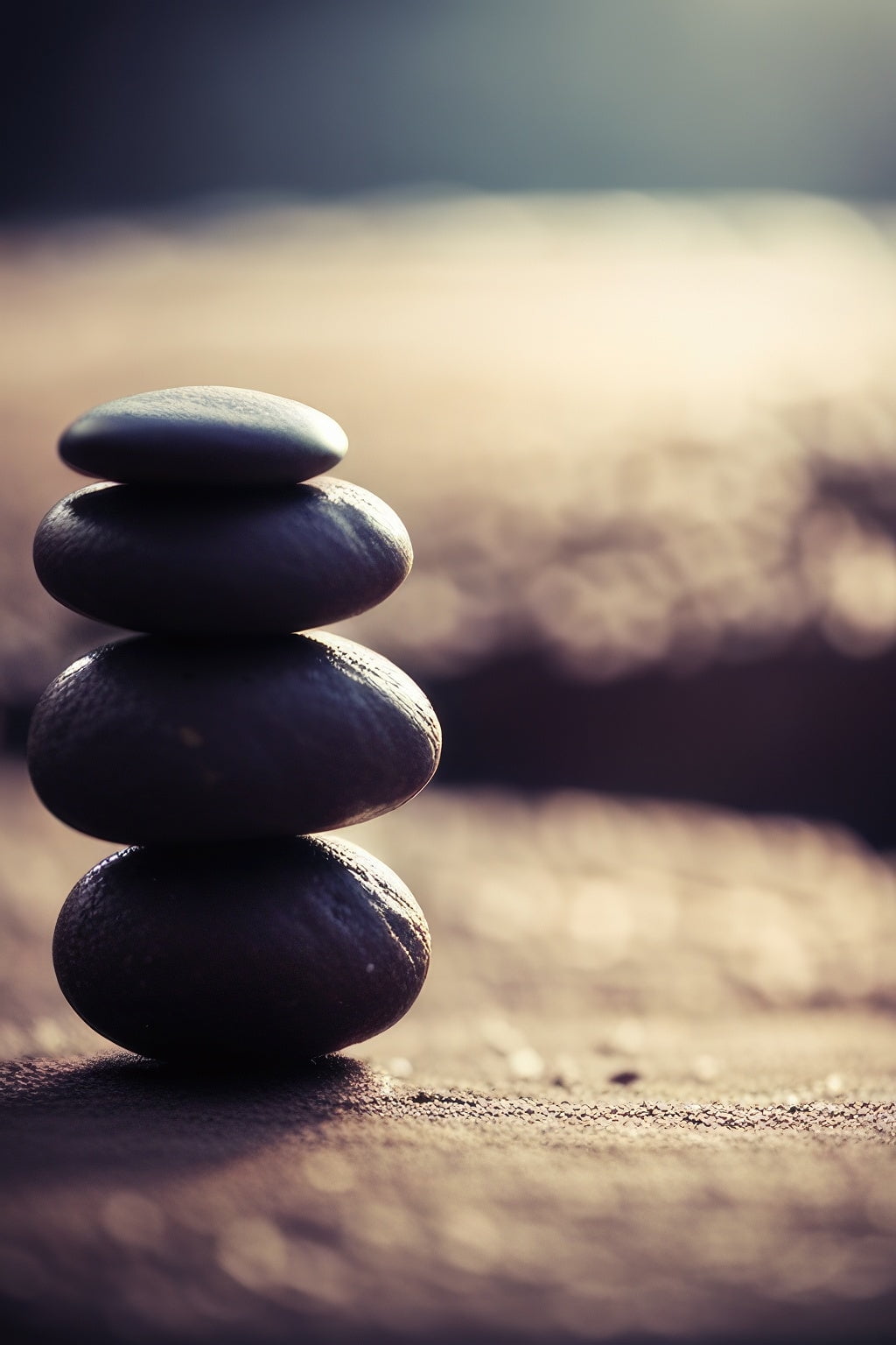 Zen Stones Photo I - 12" x 18" Art Print Wall Decor - Walmart.com