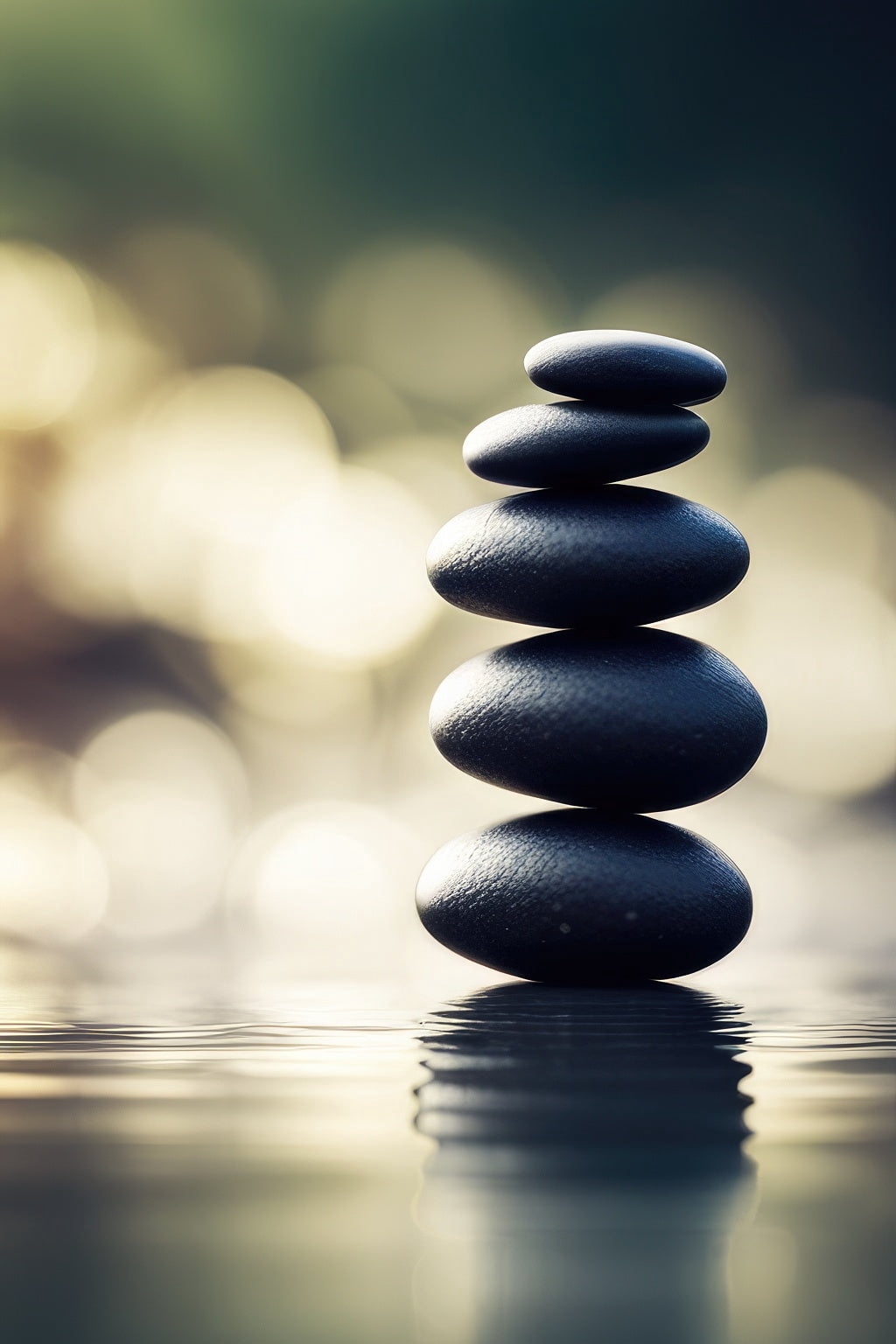 Zen Stones Photo II - 12" x 18" Art Print Wall Decor - Walmart.com