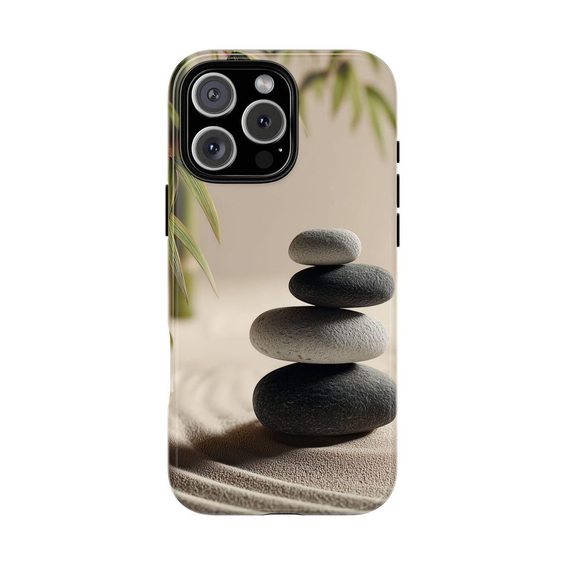 Zen Stones Stacked Sand Garden Peaceful Minimalist Design Phone Case ...