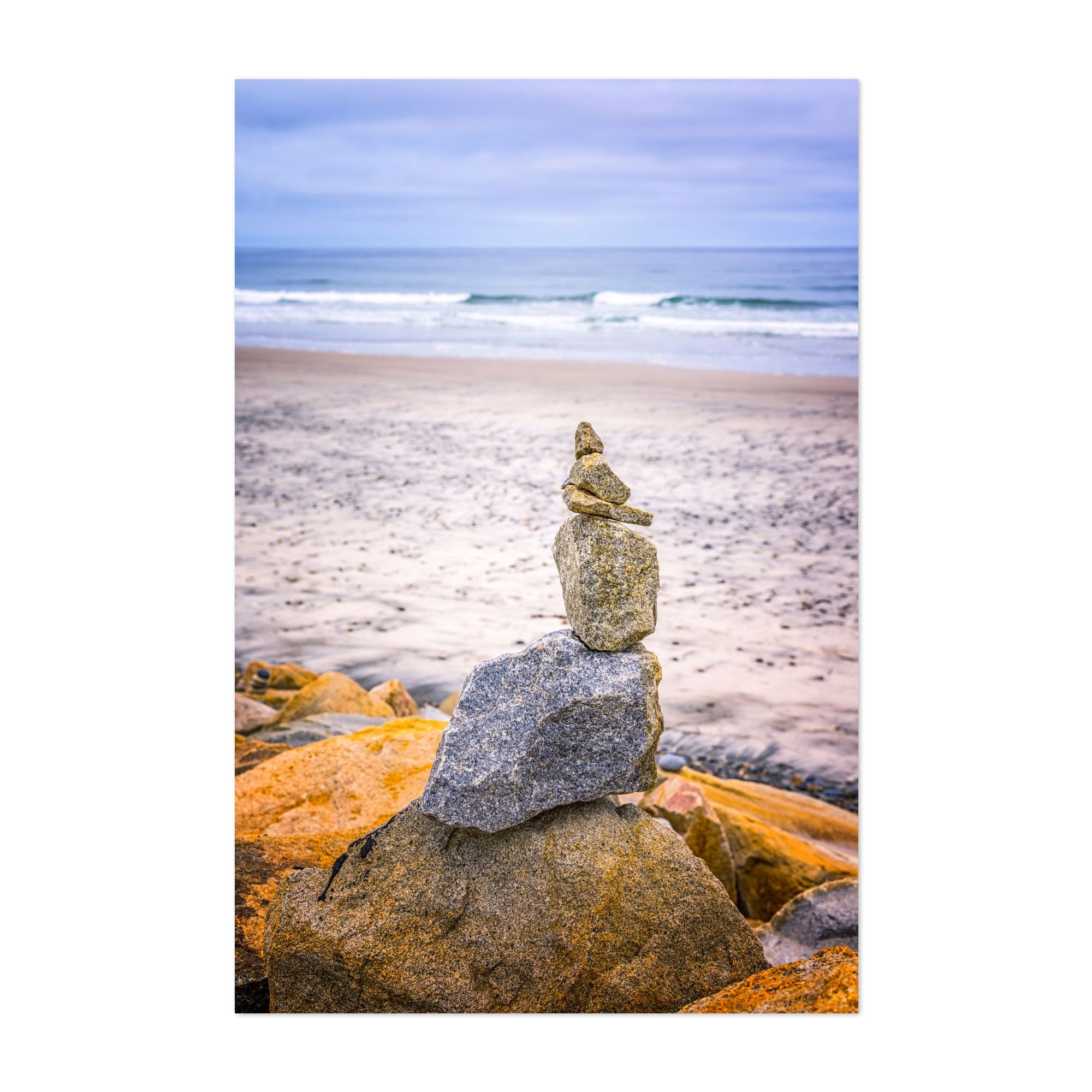 Zen Stones, Torrey Pines - California Photography Beach Coastal Nature ...