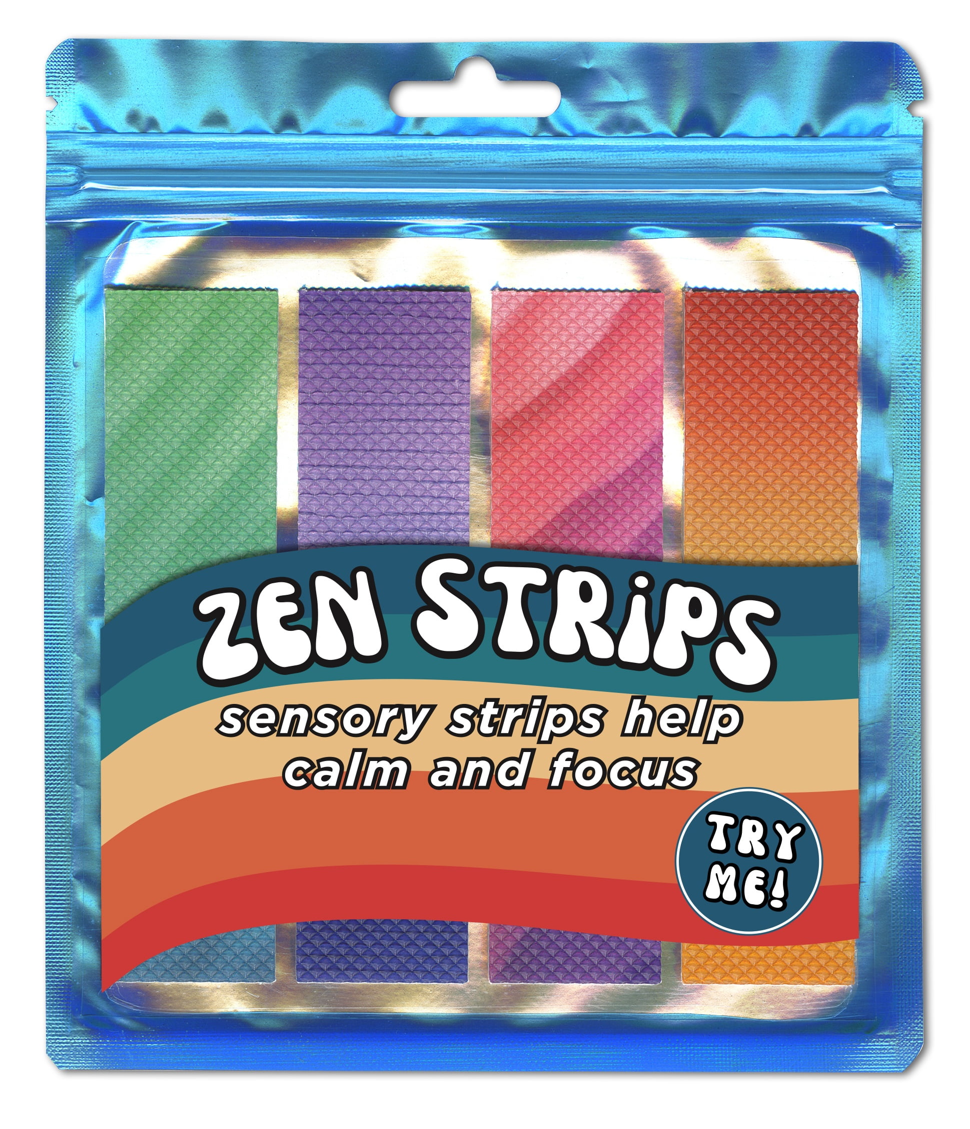 The Pencil Grip TPG854 Bumpy Gradient Zen Strips, Assorted Color - Pack of 4 - Walmart.com