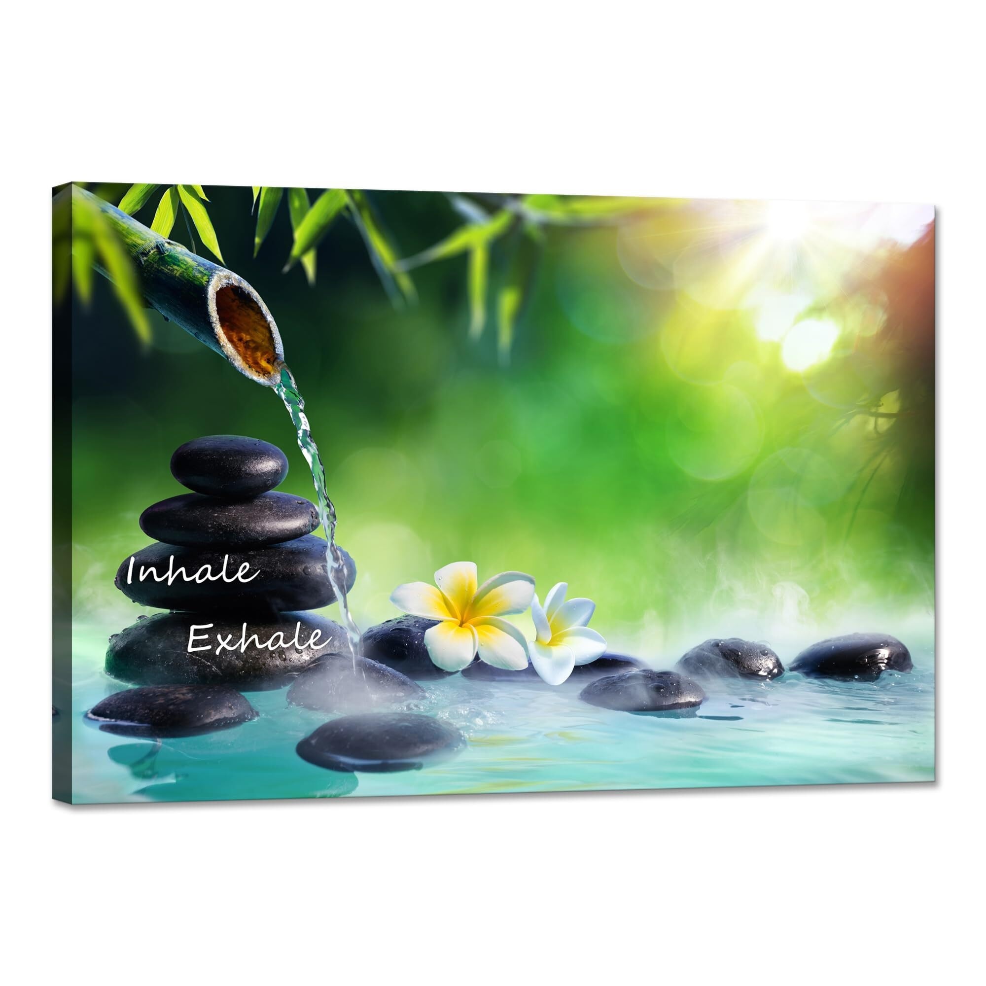 Zen Wall Decor poster Motivational Bathroom Wall Art Yoga Room Poster ...