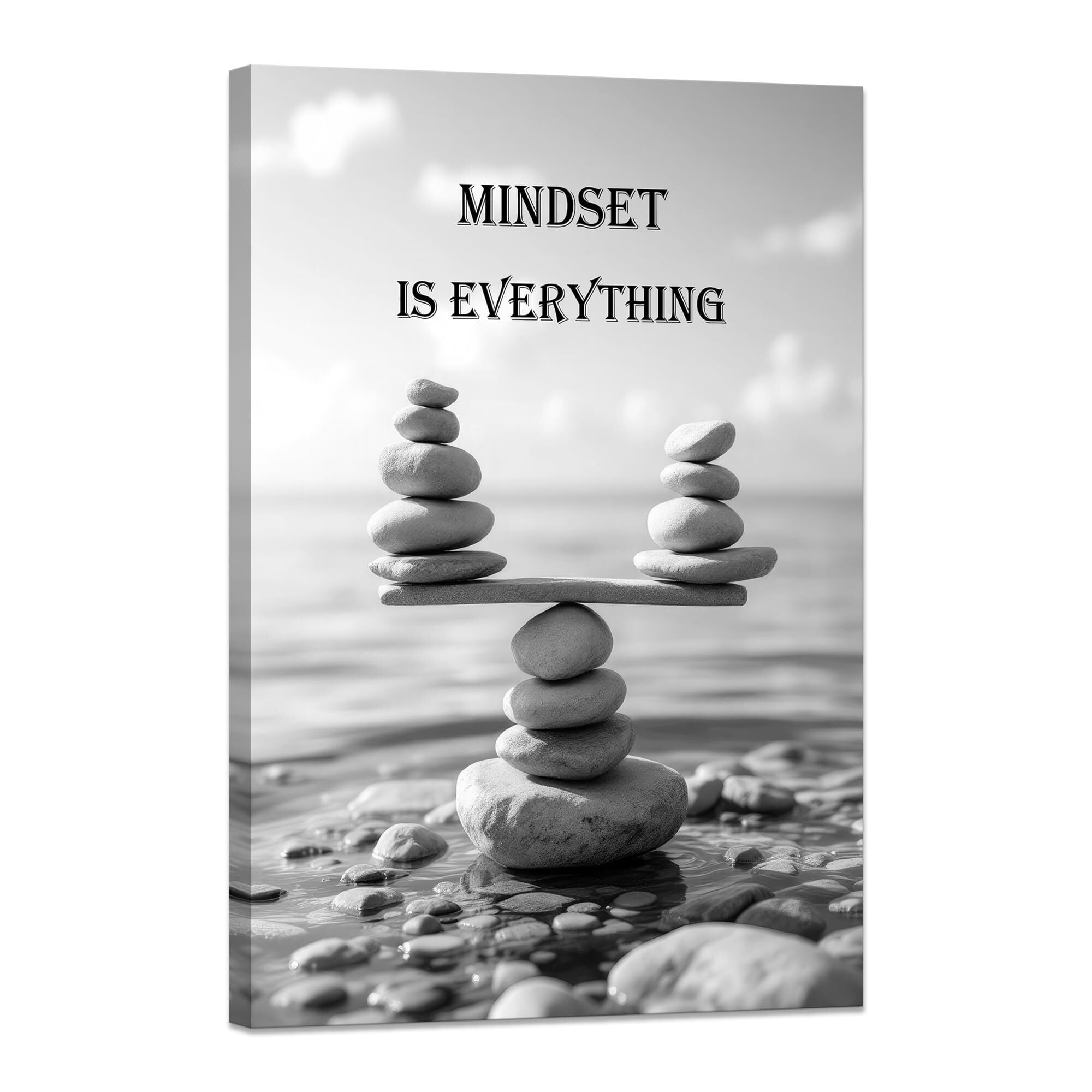 Zen Wall Decor poster Motivational Bathroom Wall Art Yoga Room Poster ...