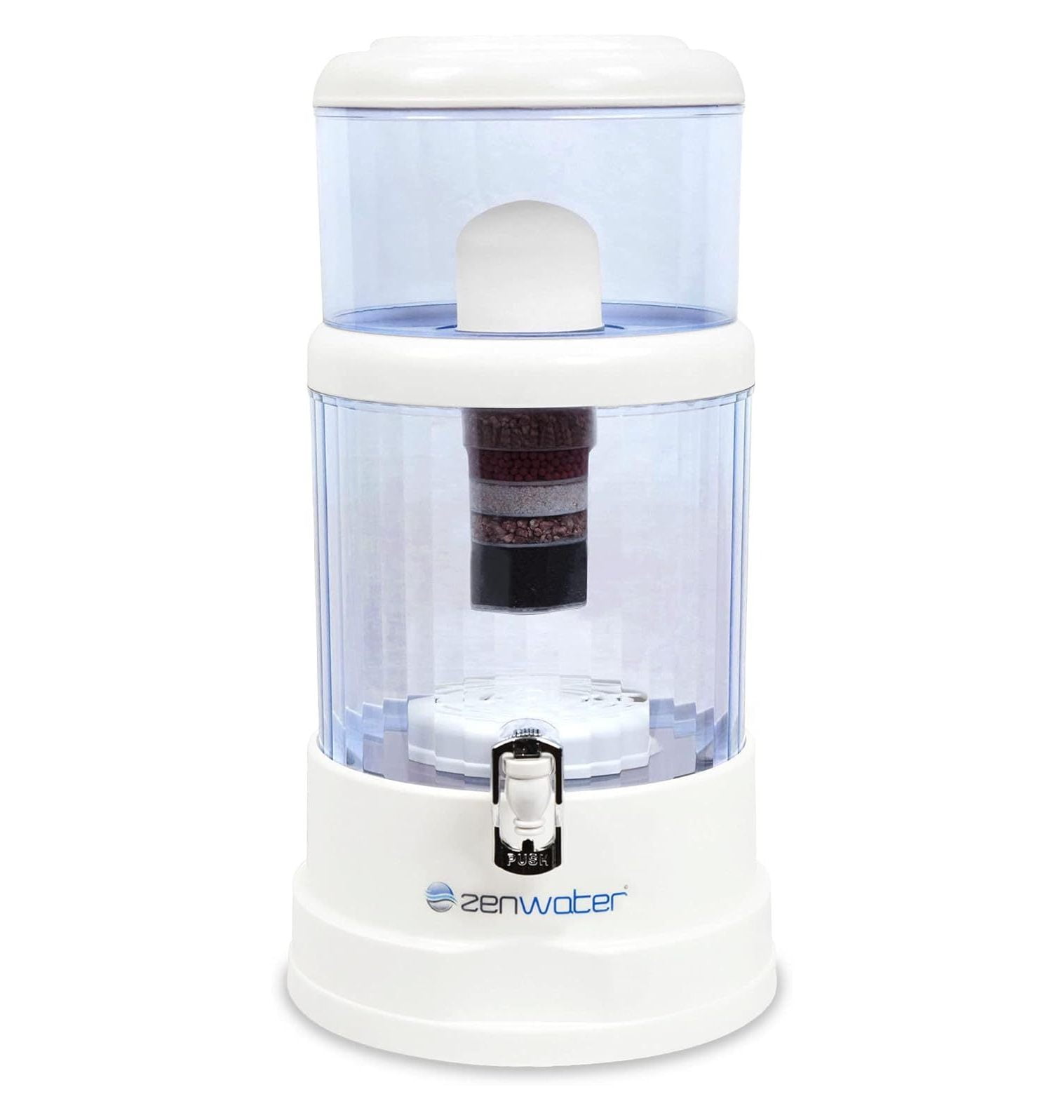 Zen Water Systems Countertop Filtration and Purification System, 6 ...