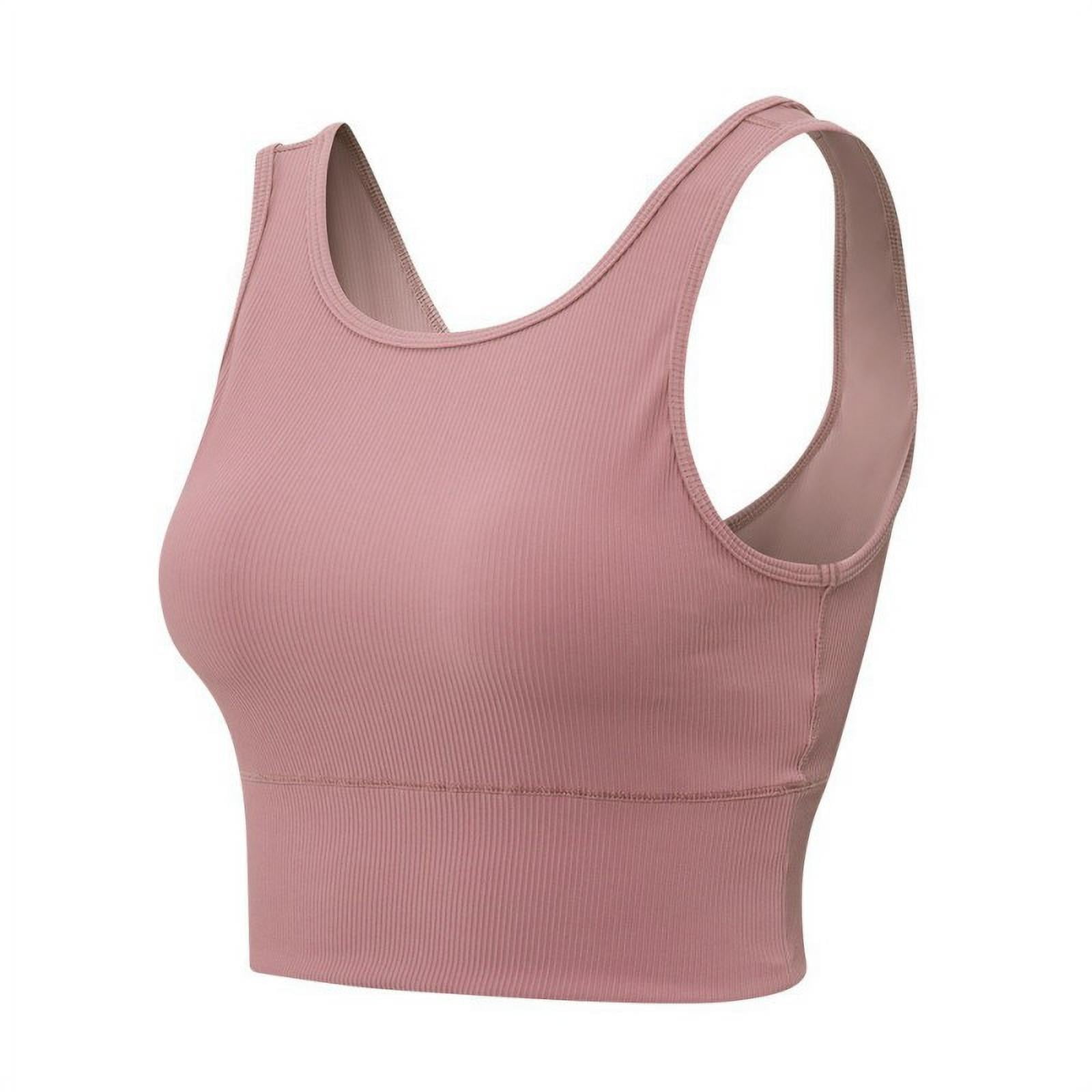 ZenBath Women's High Neck Longline Sports Bra Racerback Crop Top Yoga ...