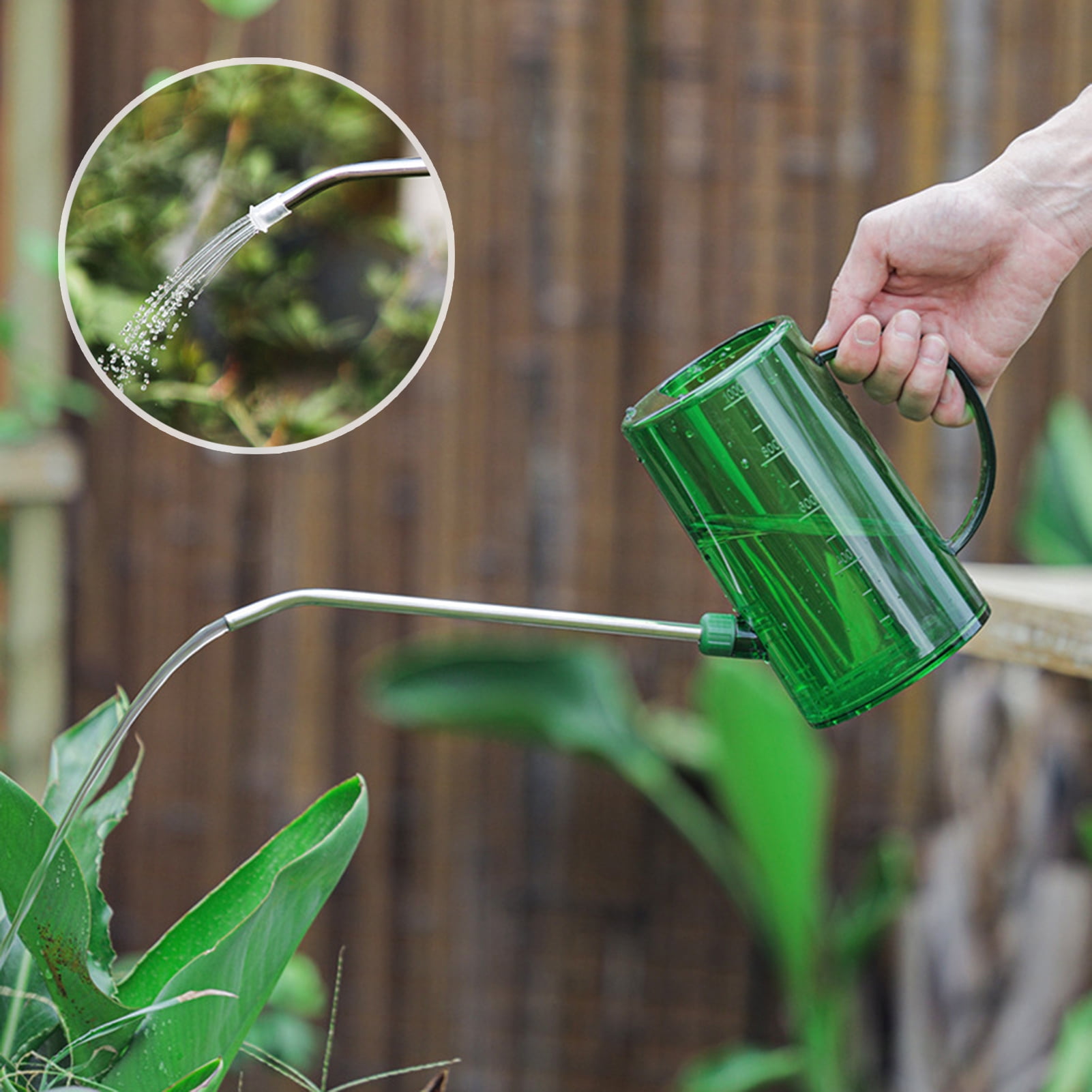 ZenCart 1.5L Watering Can Stainless Steel Long Spout Watering Can ...
