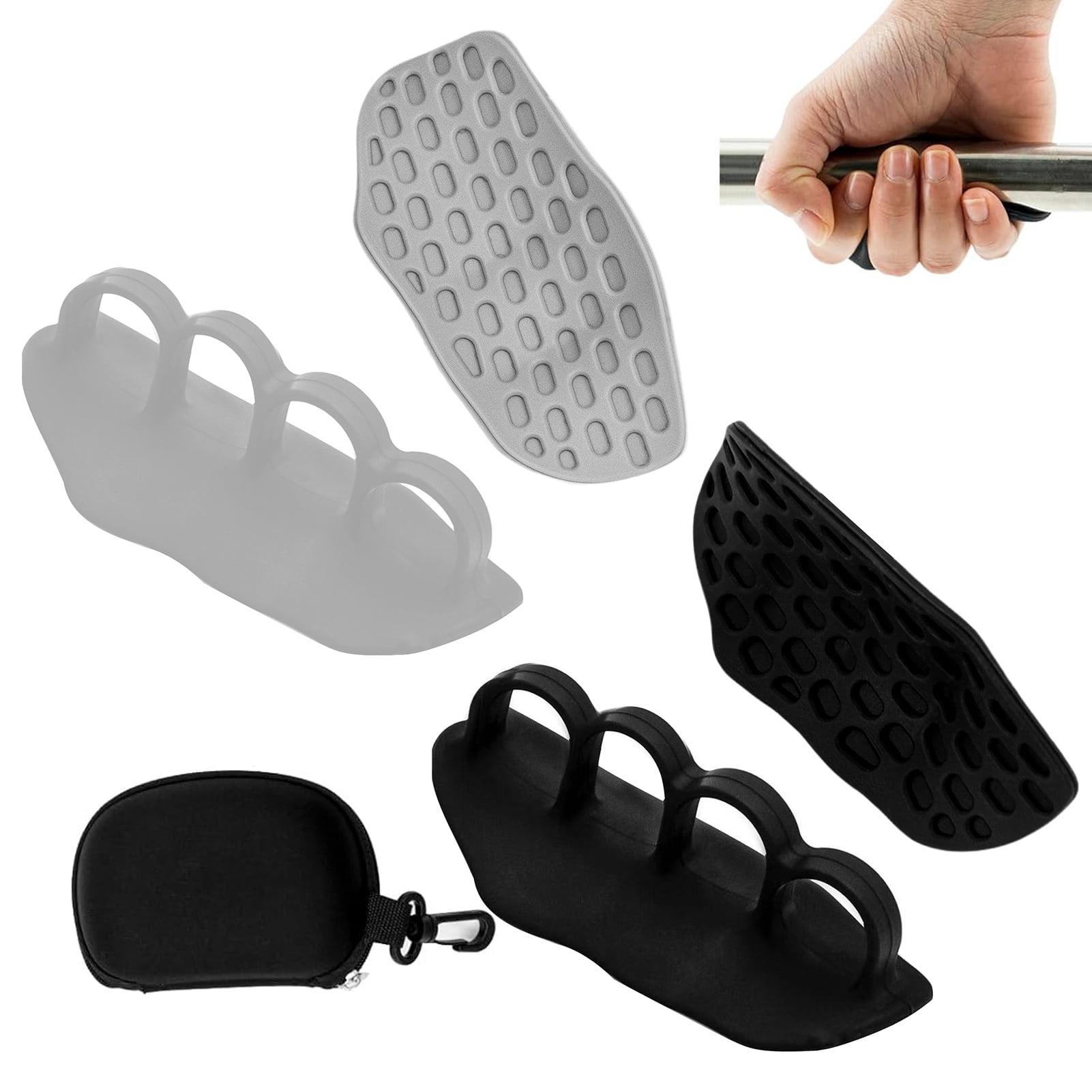 ZenCart 1 Pair Weight Lifting Grips Anti-Slip Silicone Men Women Gym ...