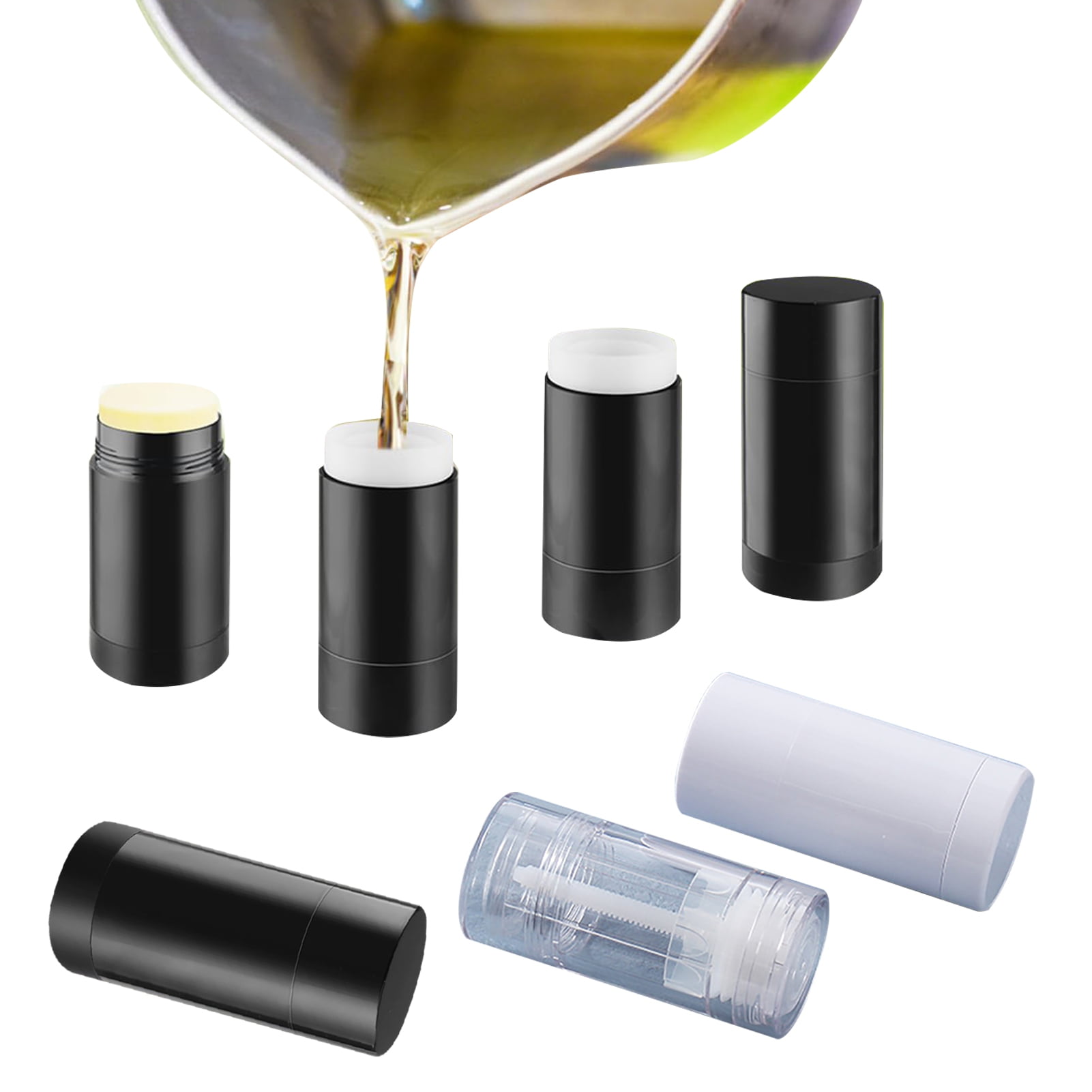 ZenCart 10Pcs 15/30/50G Empty Deodorant Container DIY Sunscreen ...