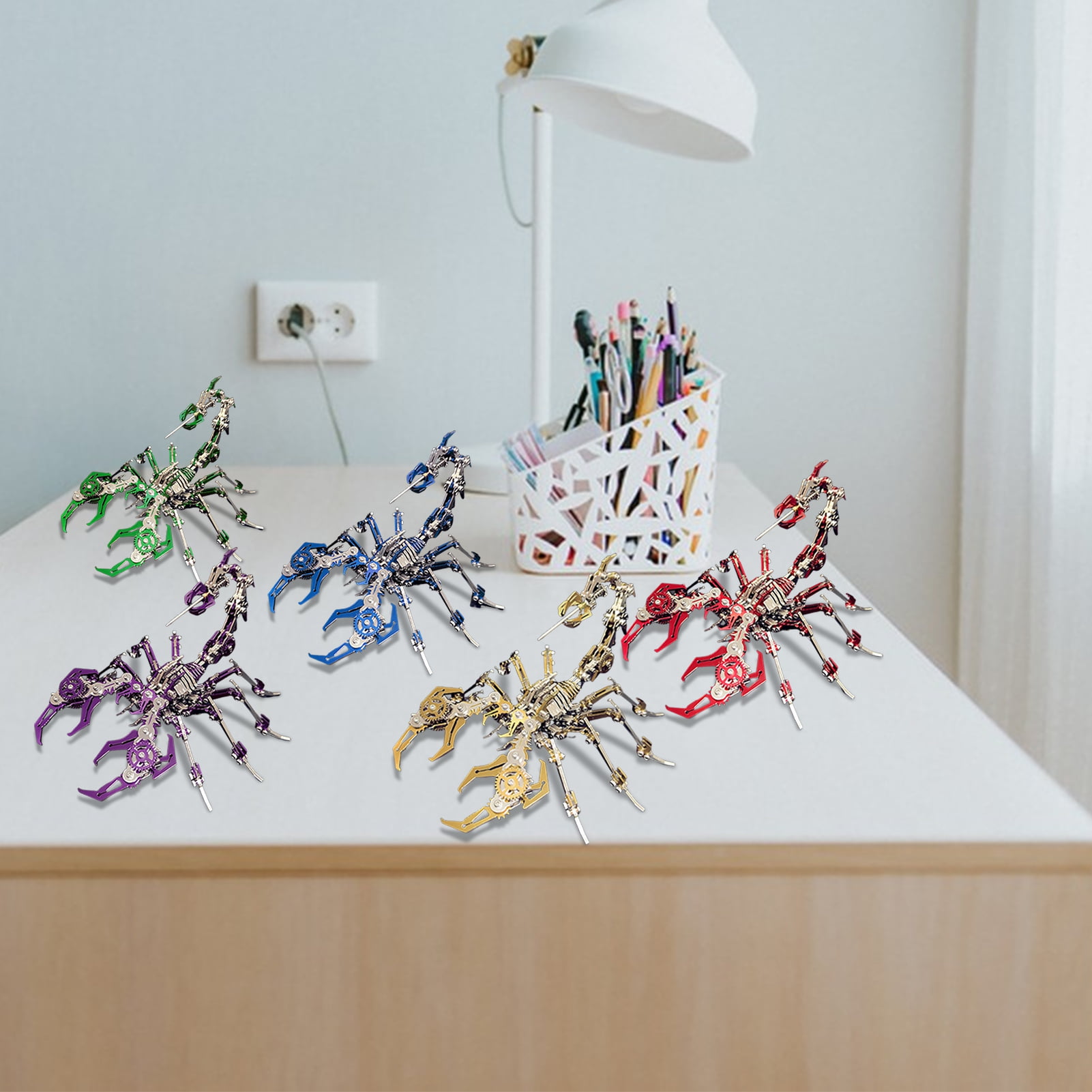 ZenCart 3D Mechanical Scorpion Puzzle Toy DIY Metal Scorpion King Model ...