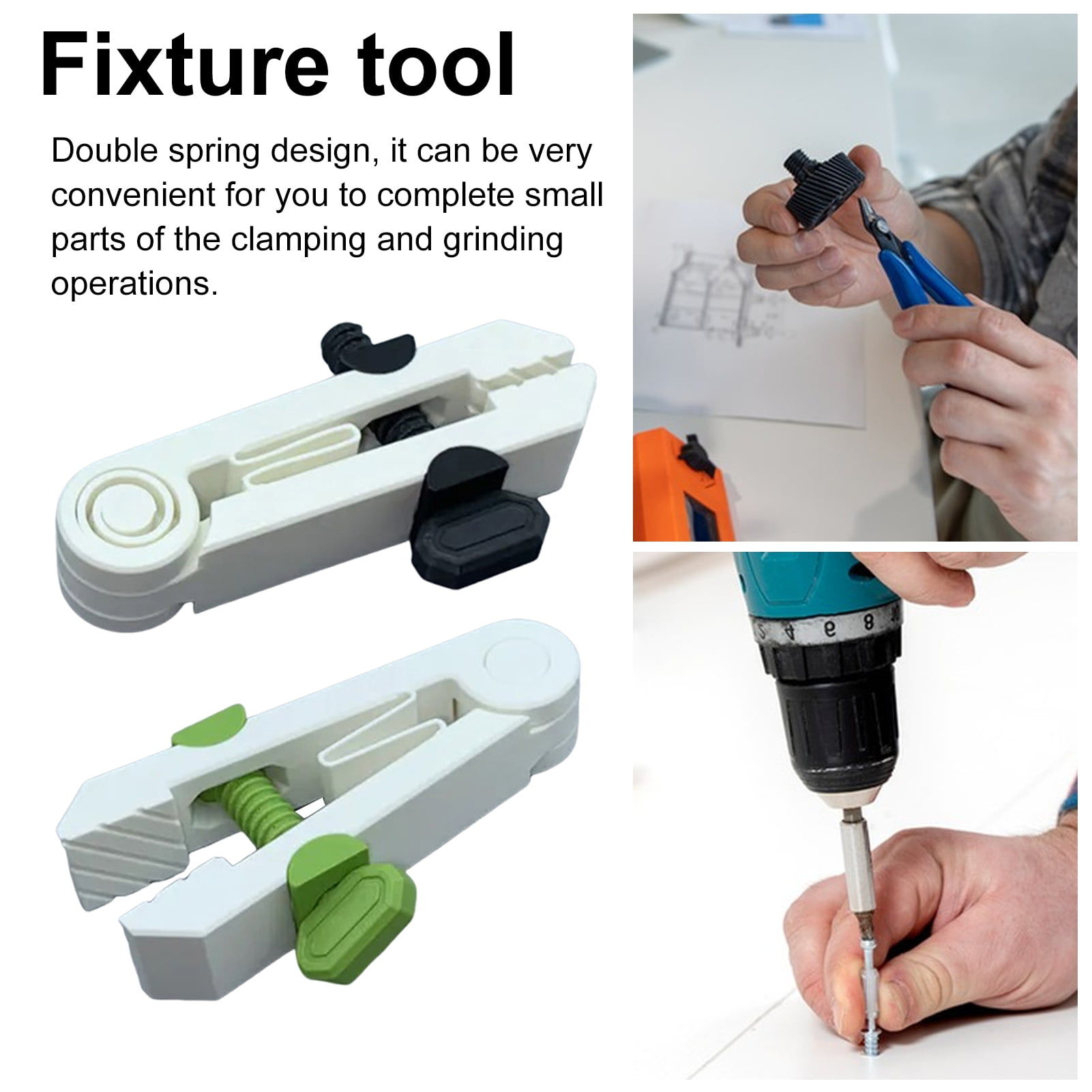 ZenCart 3D Printed Handheld Clamp Heavy Duty Dual Slider Non-slip ...