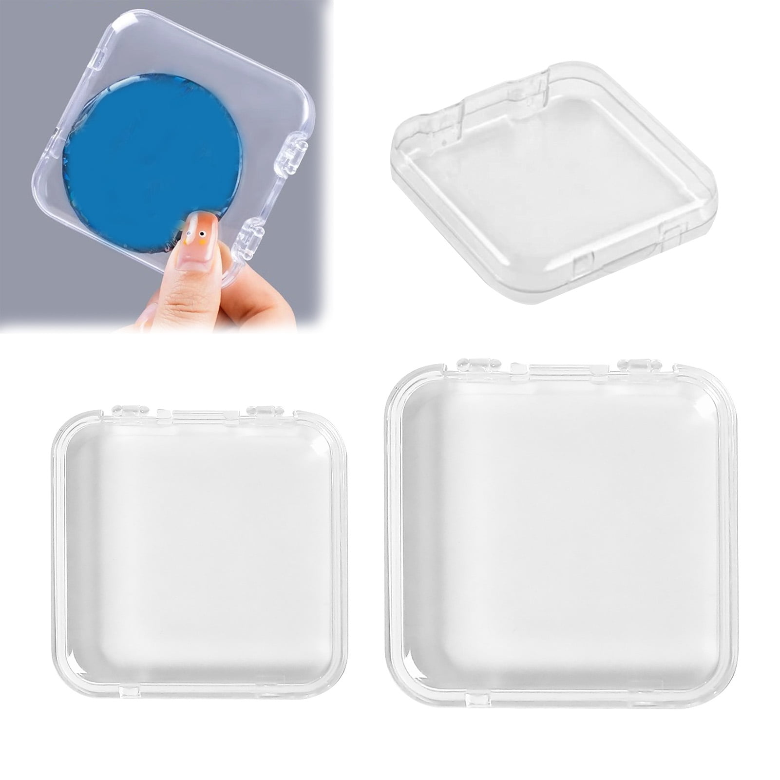 ZenCart 3Pcs Transparent Acrylic Badge Storage Box Set Anime Game ...