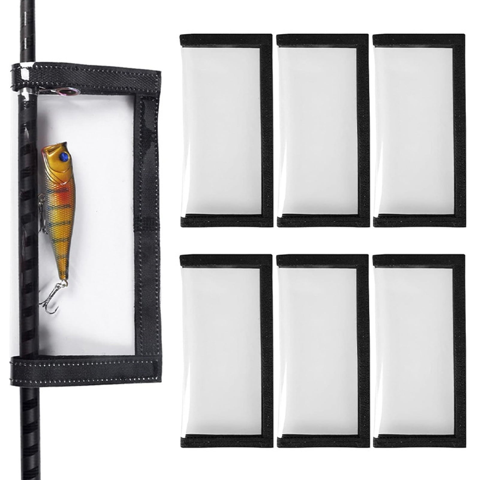 ZenCart 4Pcs Fishing Lure Wrap Clear PVC Fishing Rod Hook Cover ...