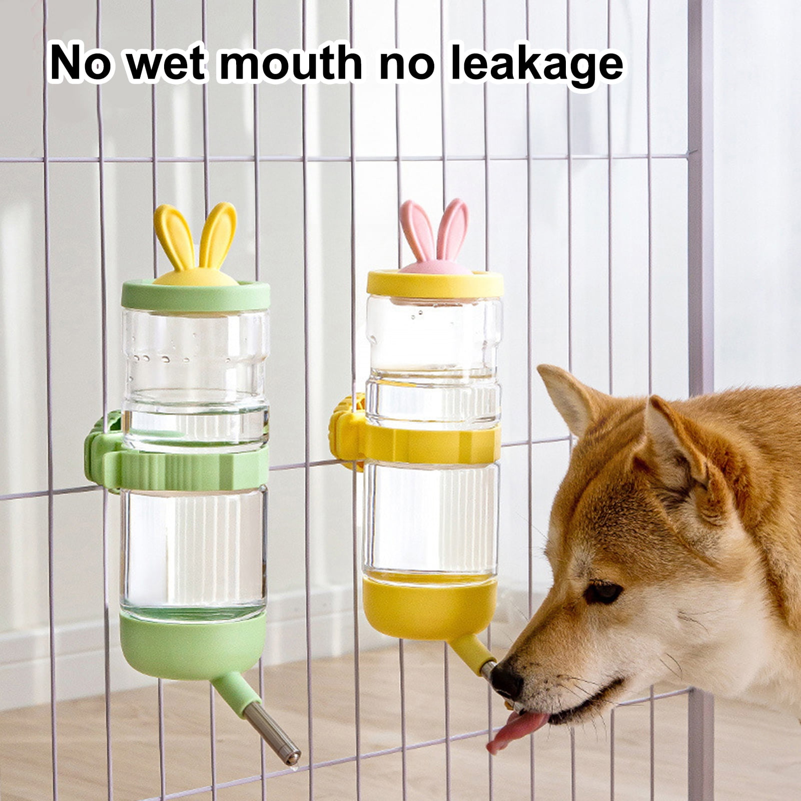 ZenCart 550/950ml Hamster Water Bottle No Drip Small Animal Cage Water ...